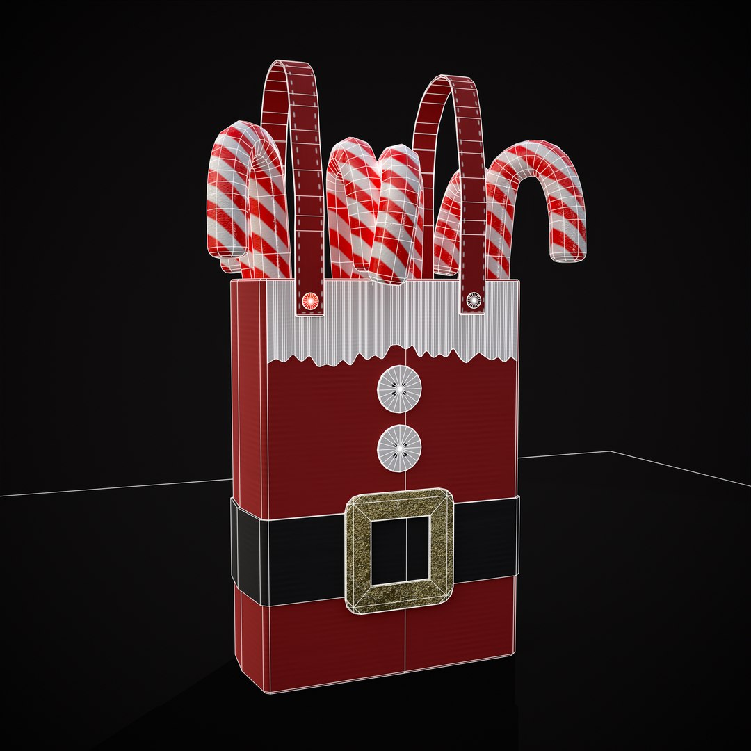 3D Candy Cane Model - TurboSquid 1985057