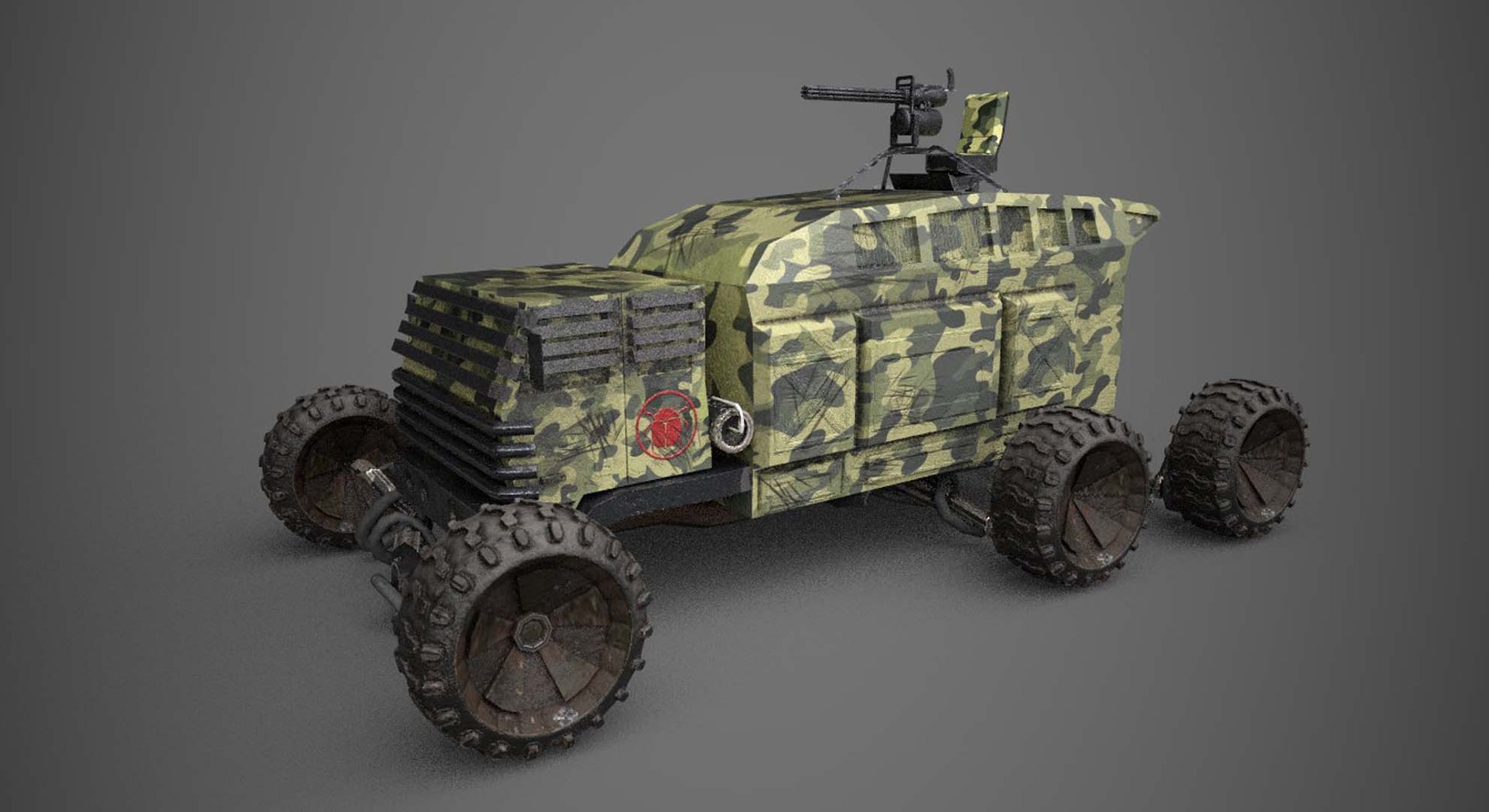 Armored Scarab 3D Model - TurboSquid 1785923