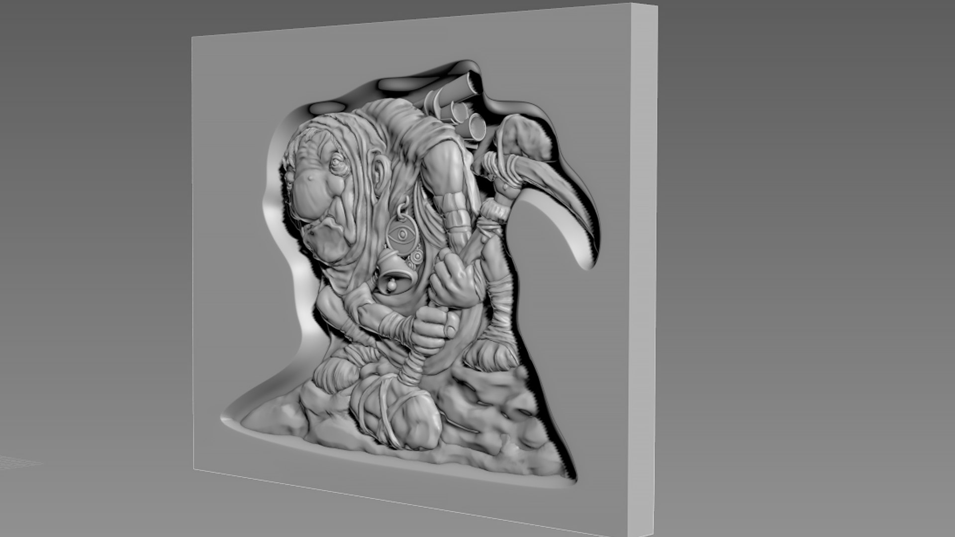 3D Model Bas-Relief 3D Model - TurboSquid 2099806