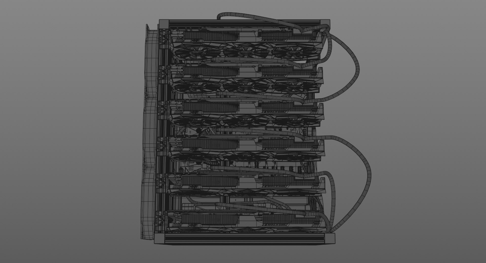 Mining rig model - TurboSquid 1317633