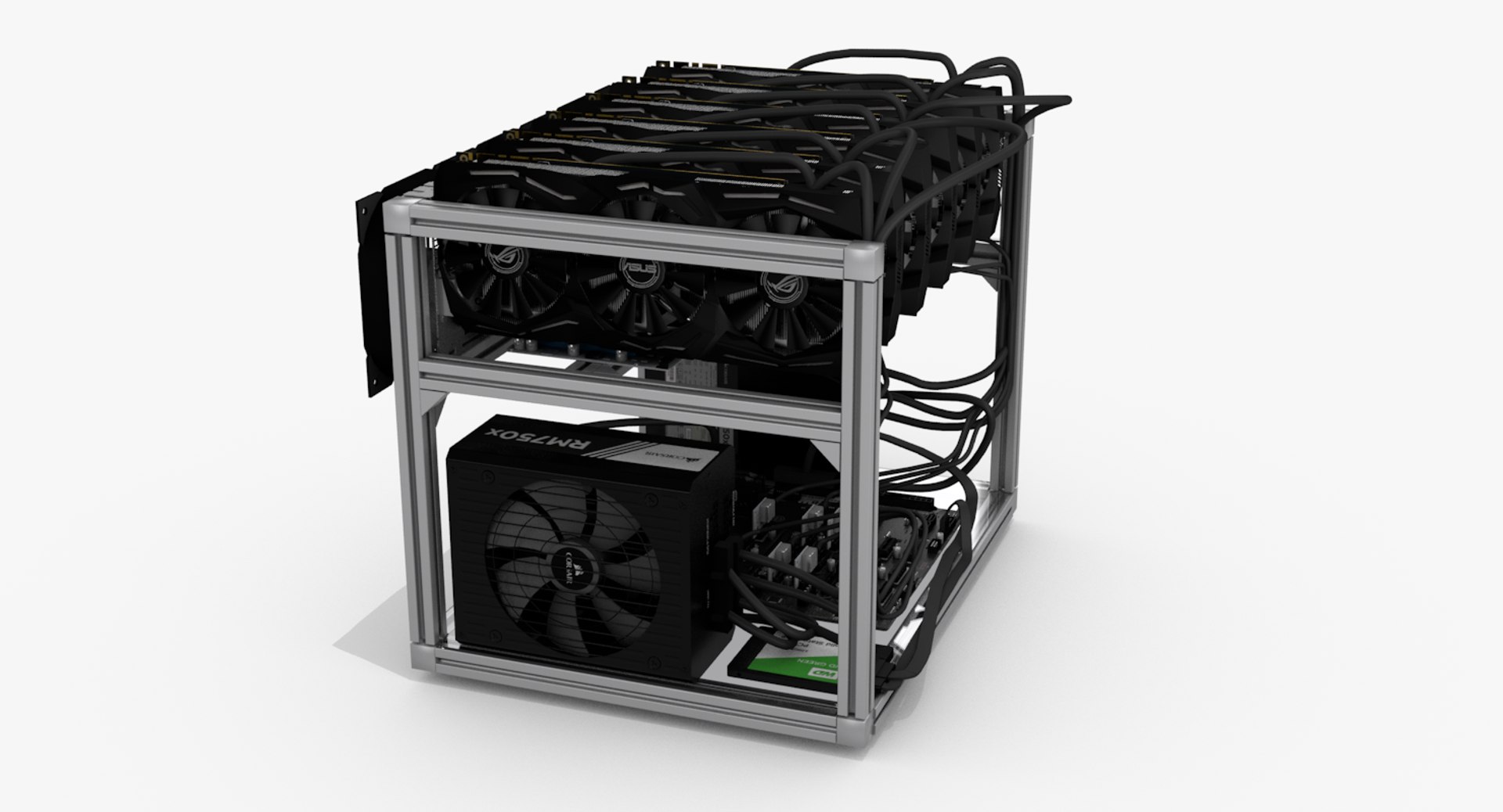 Mining rig model - TurboSquid 1317633