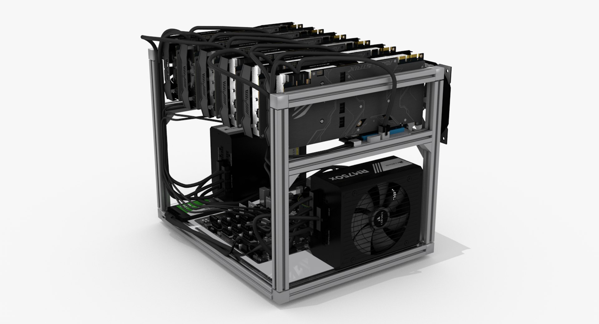 Mining rig model - TurboSquid 1317633