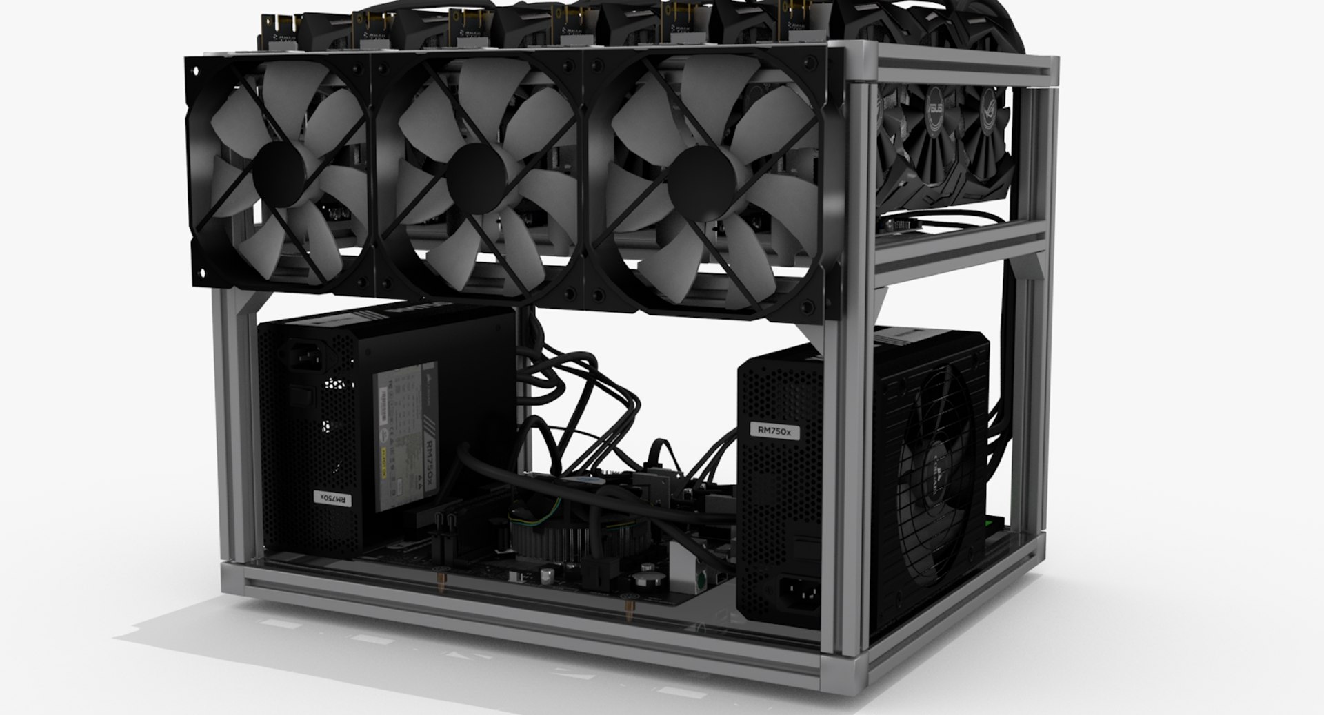 Mining rig model - TurboSquid 1317633