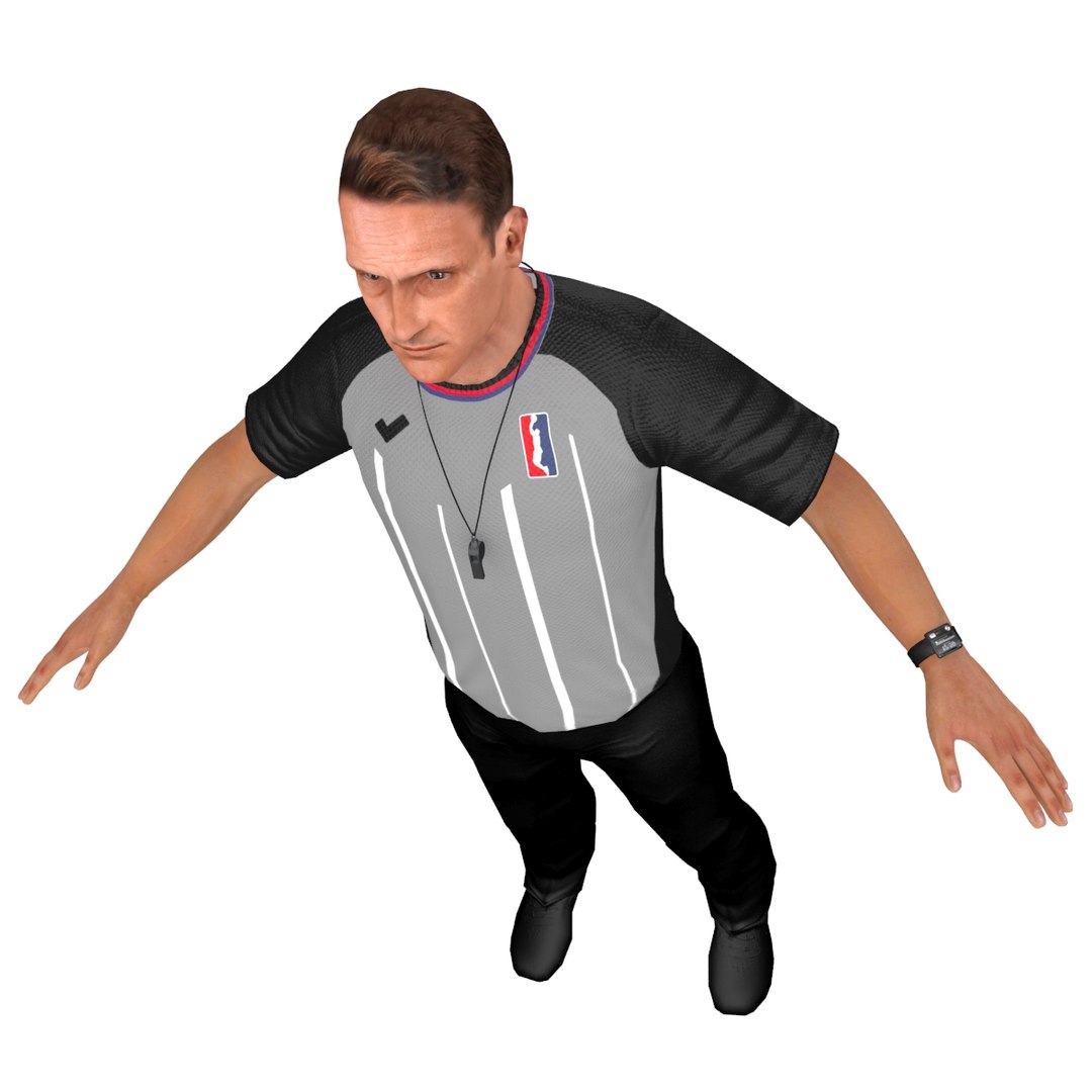 Basketball Referee Model - TurboSquid 1314307