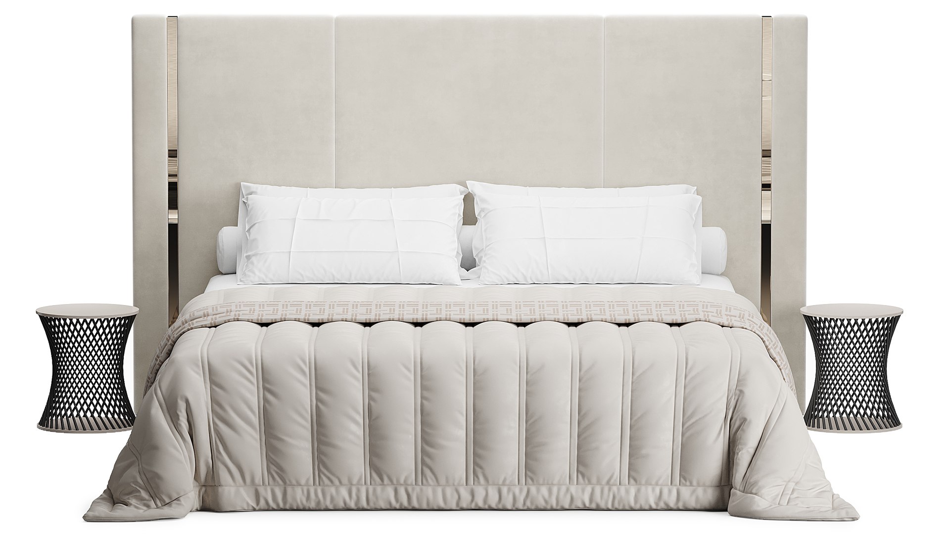 Modena Bed 3D Model - TurboSquid 2376284
