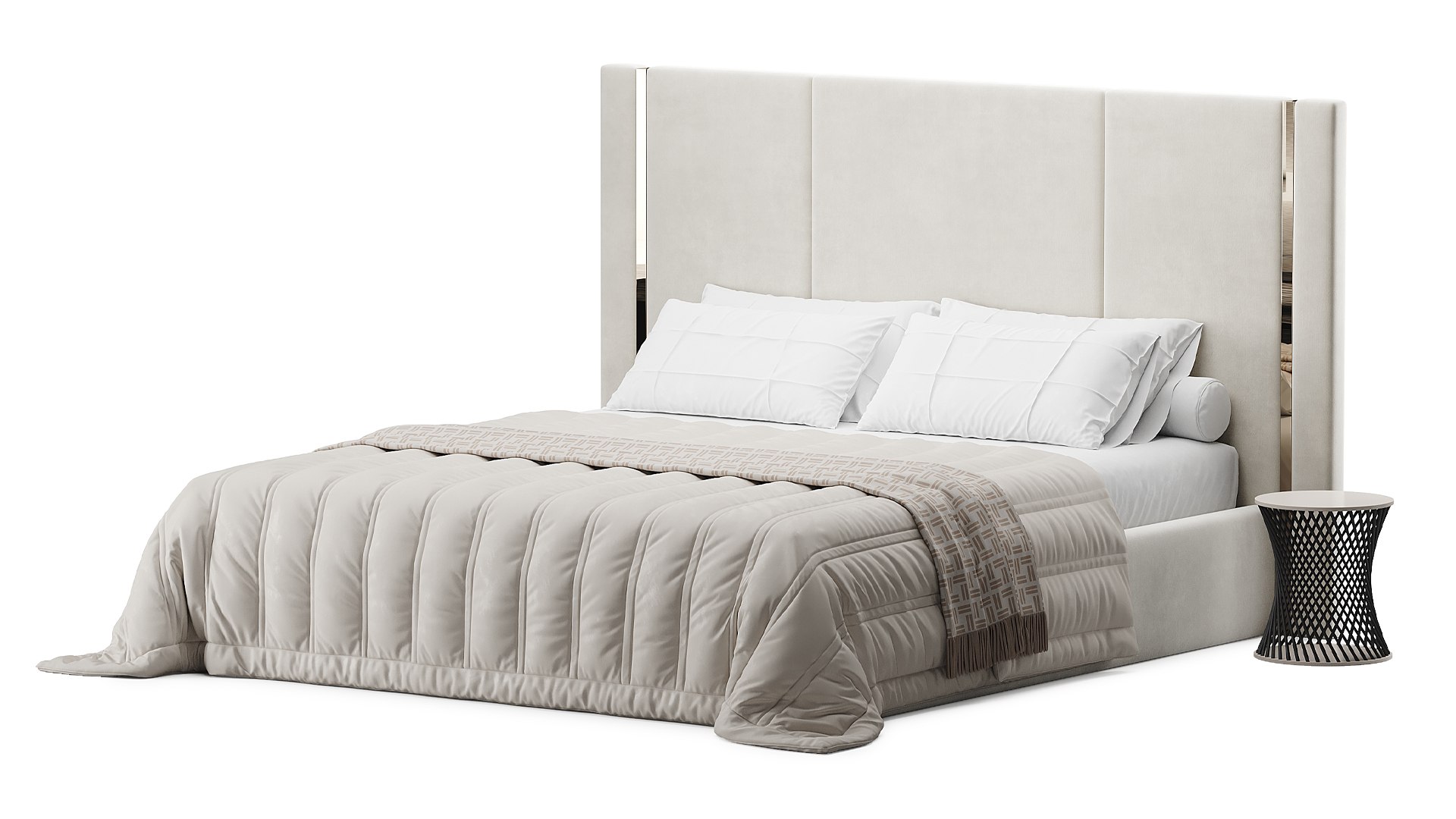 Modena Bed 3D Model - TurboSquid 2376284