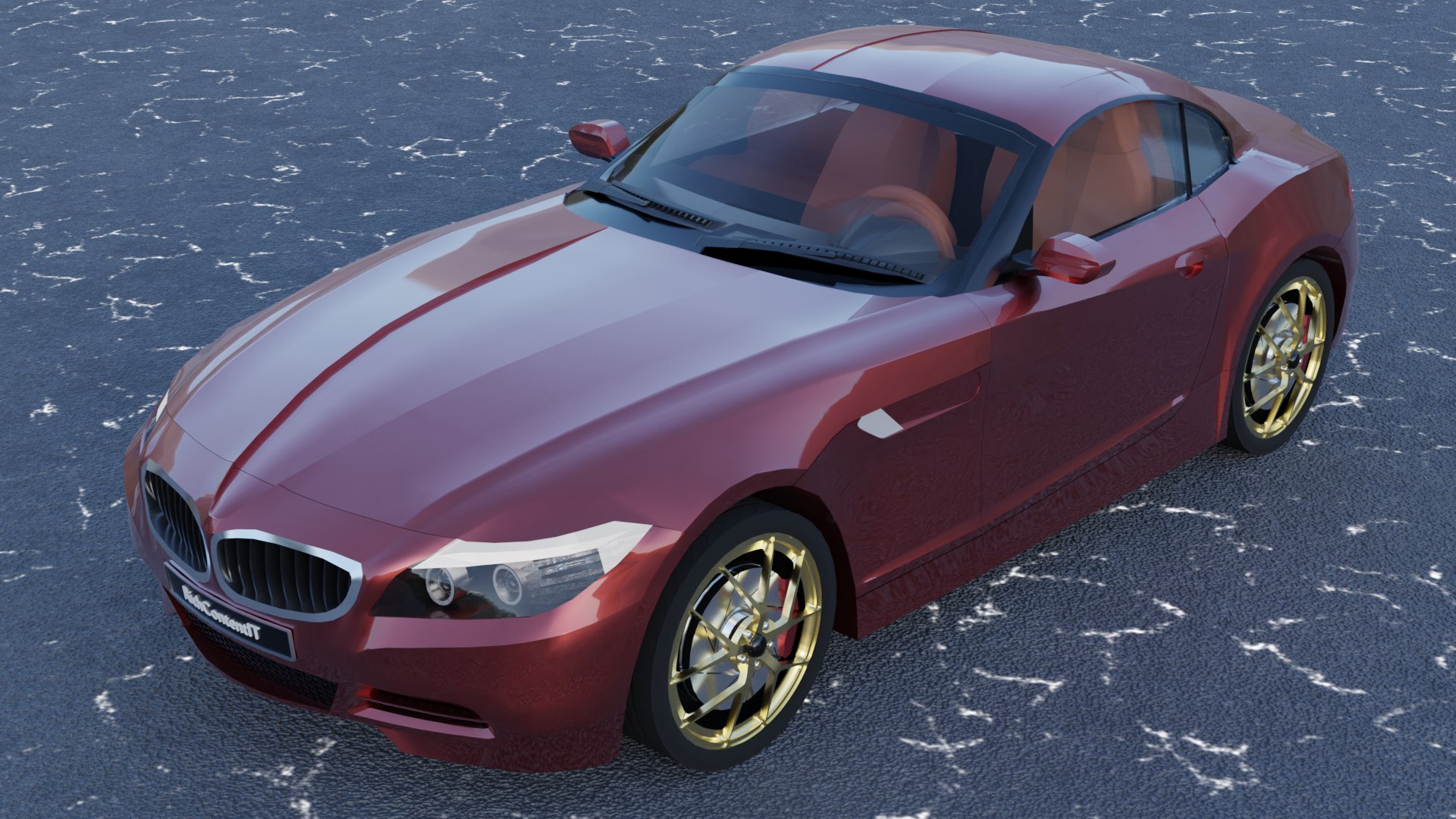 3D 2-Door Sports Car Roadster - TurboSquid 2044545