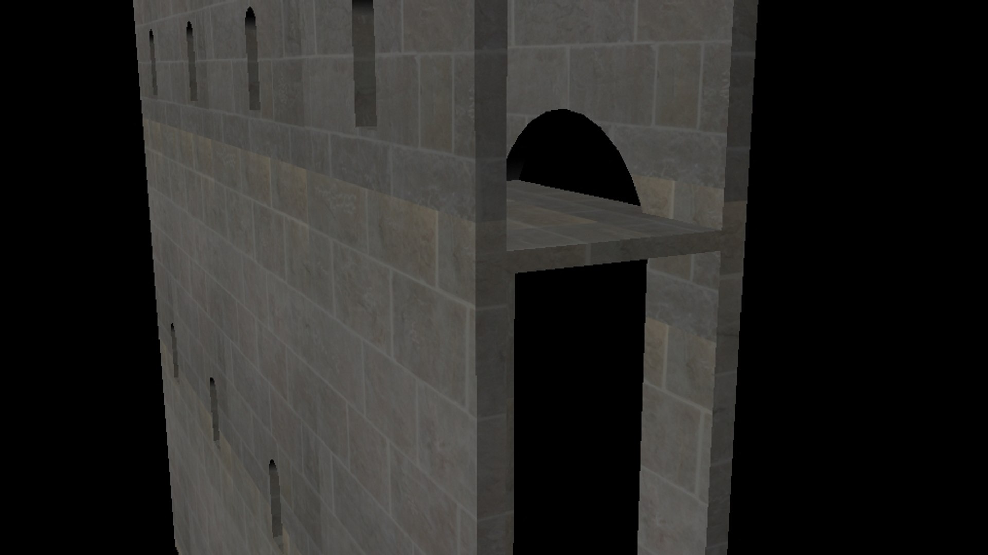 Castle Wall 3D Model - TurboSquid 1810171