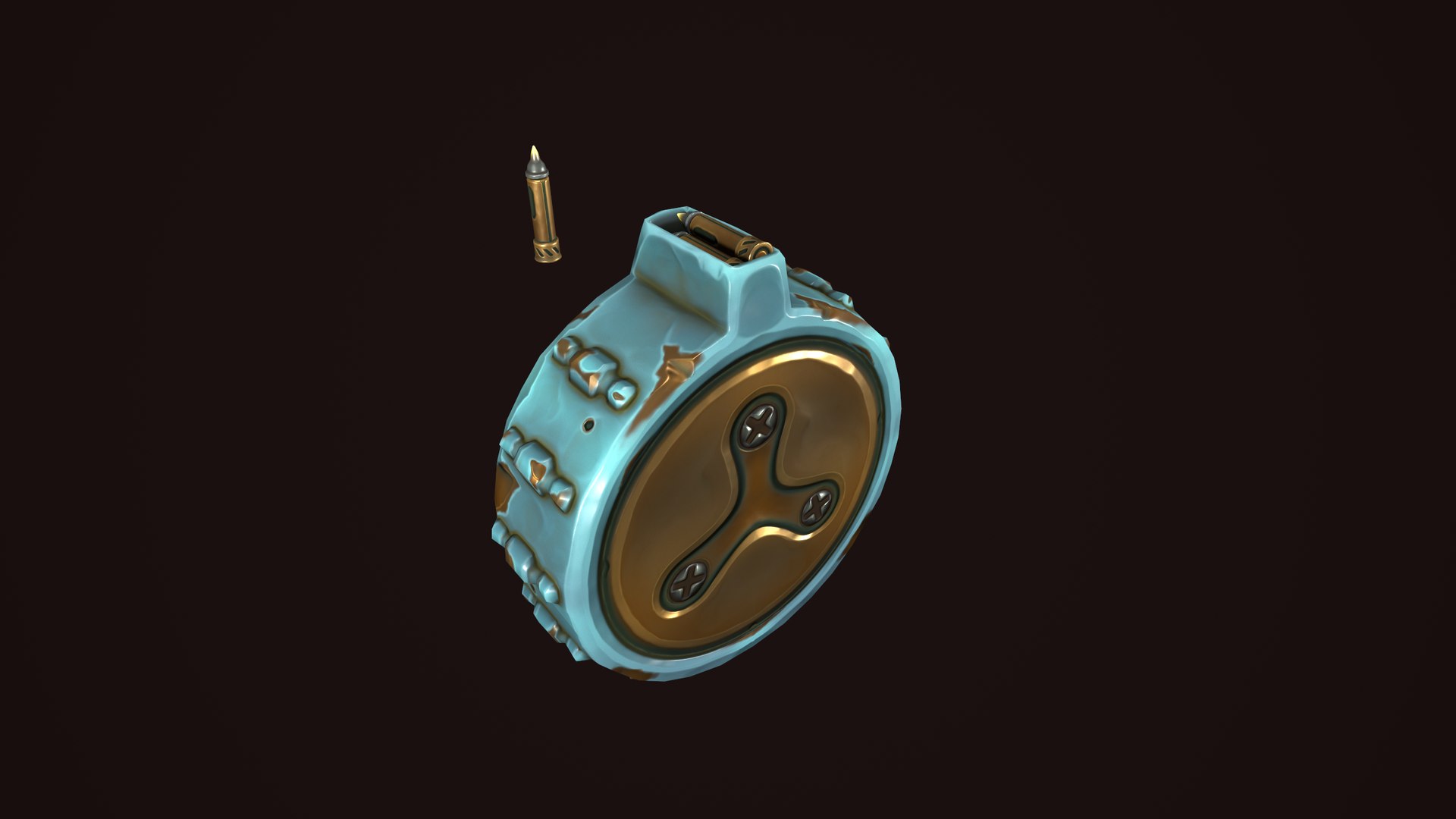 Steampunk Assault Rifle 3D Model - TurboSquid 2244315