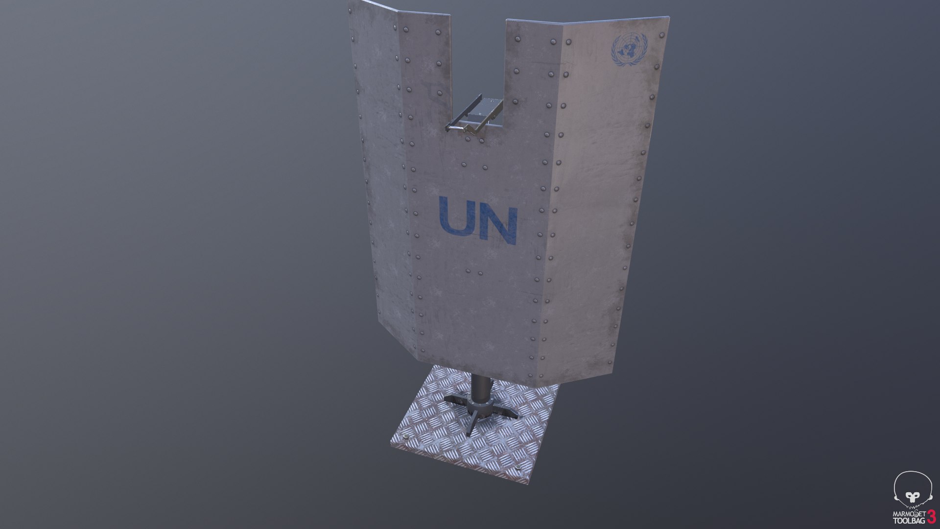 Gun Shield Model - TurboSquid 1824463