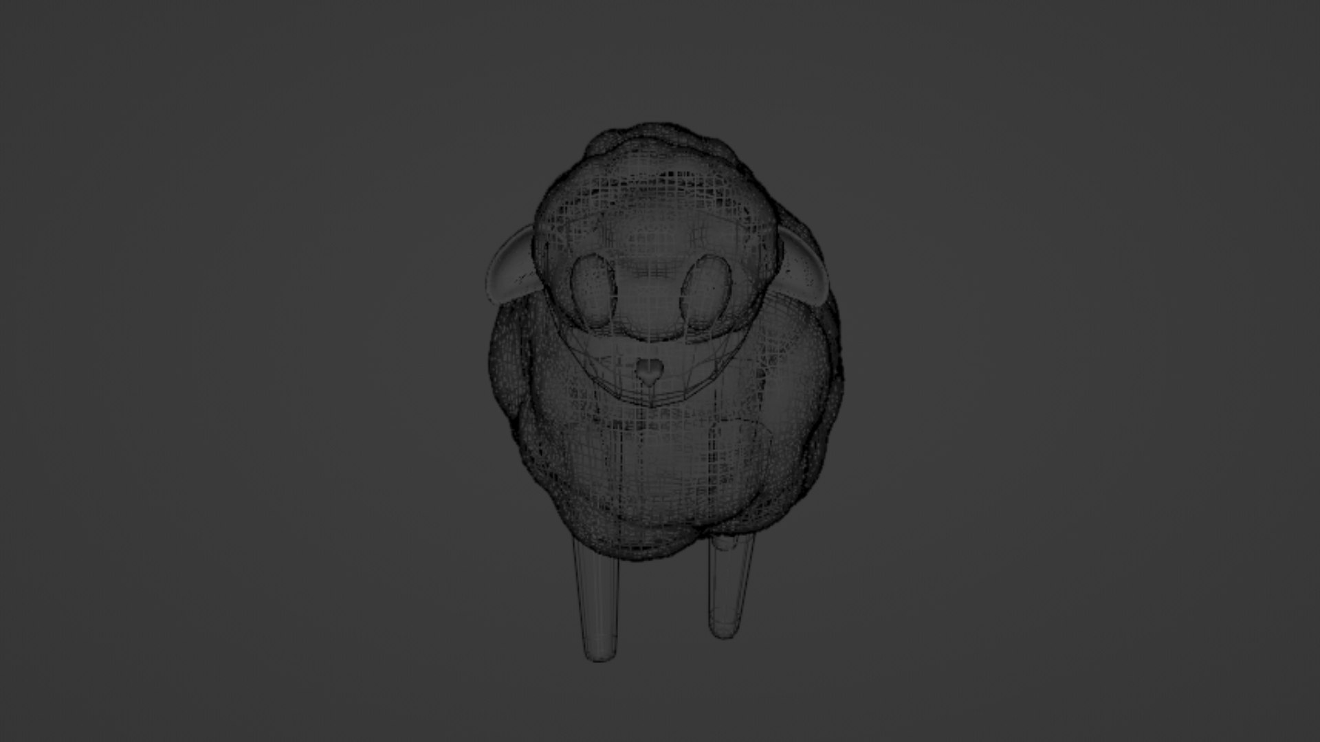 3D Model Cute Sheep - TurboSquid 2047896