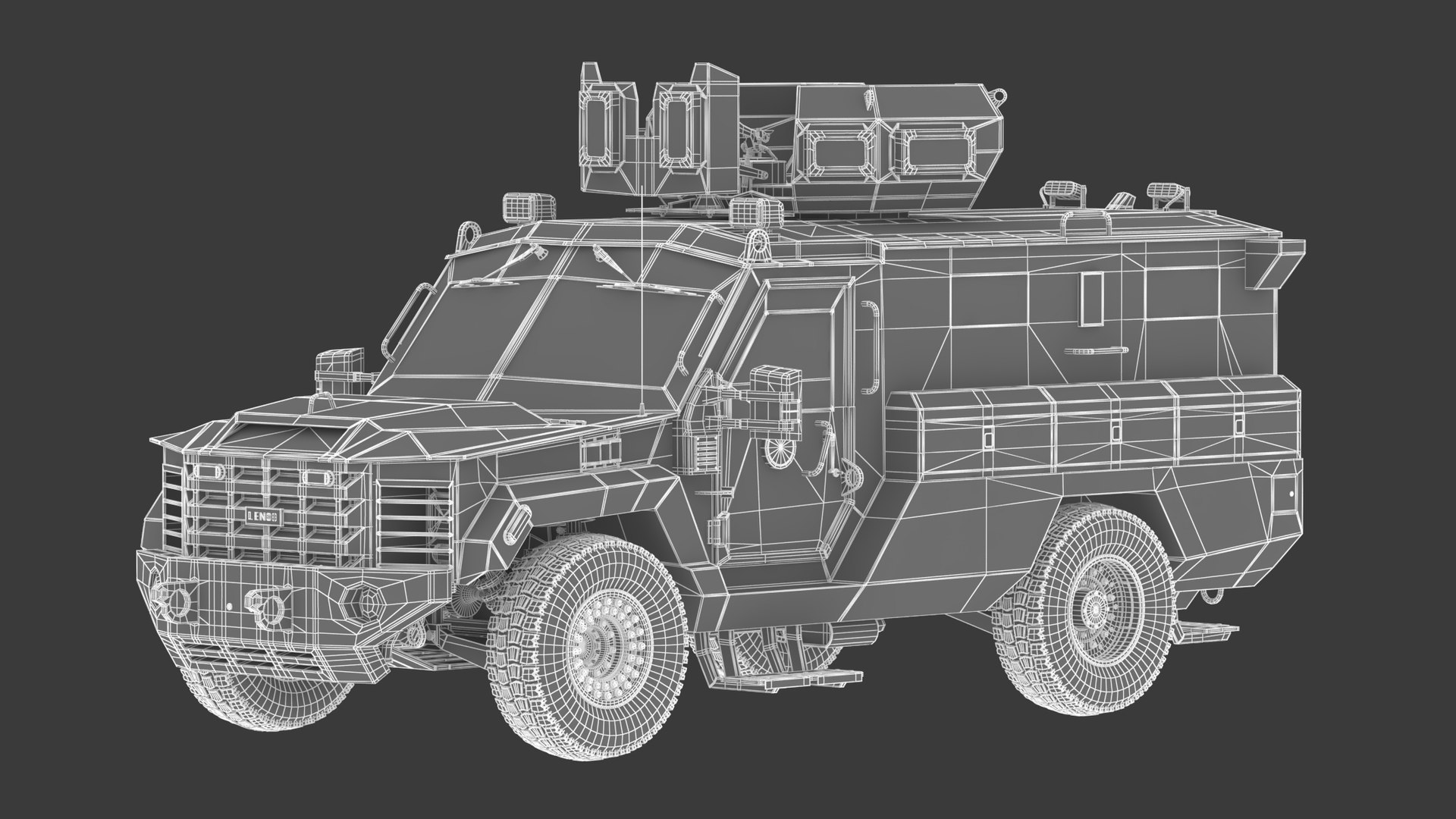 Lenco Bearcat G5 Tactical Armored Vehicle SWAT Truck 3D - TurboSquid ...
