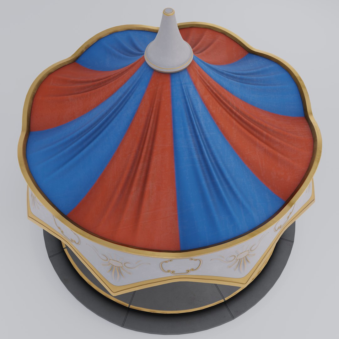 Carousel 3D model - TurboSquid 2169796