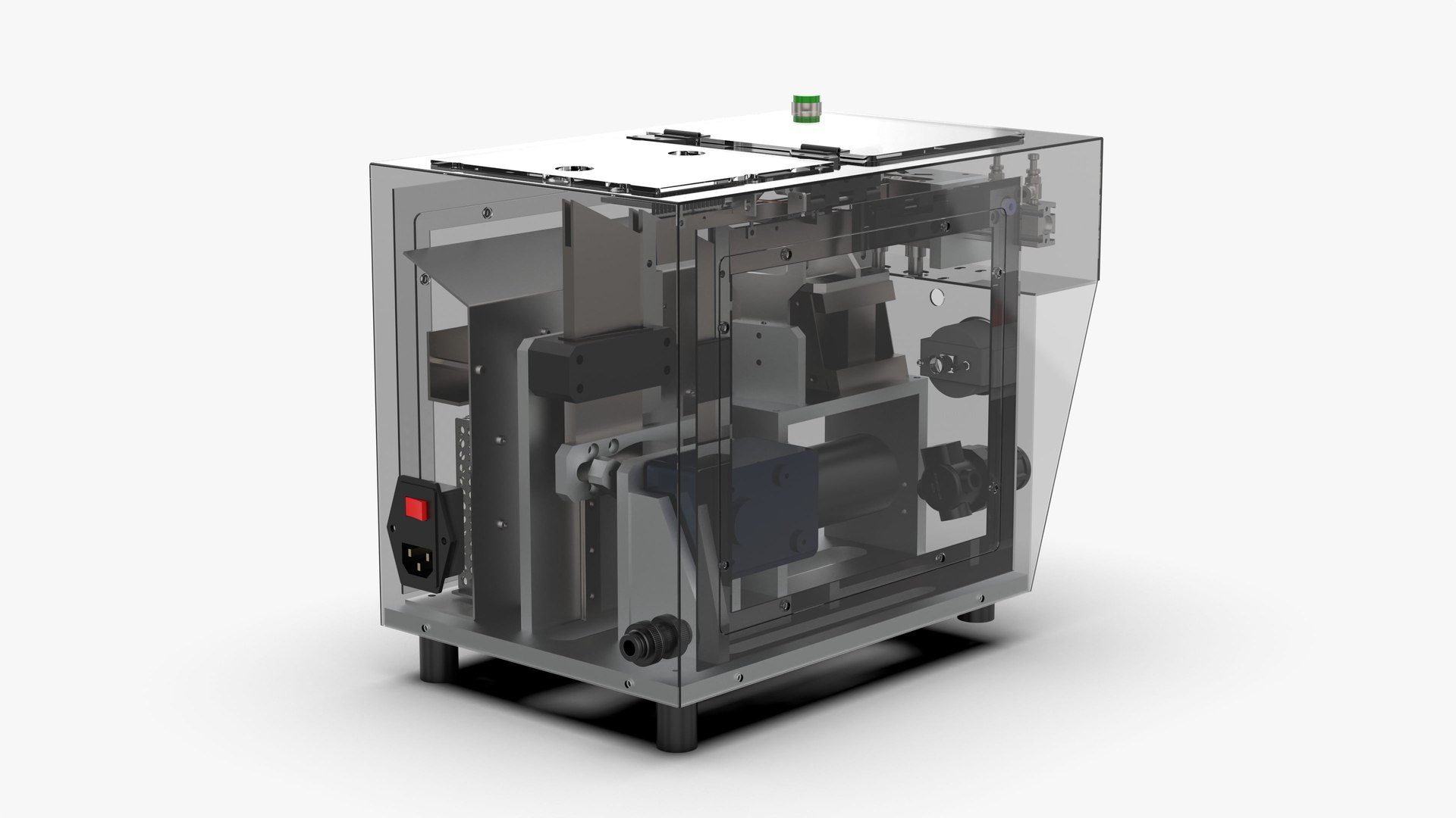 3D Model Screw One Output Two Feeder Machine - TurboSquid 2036151