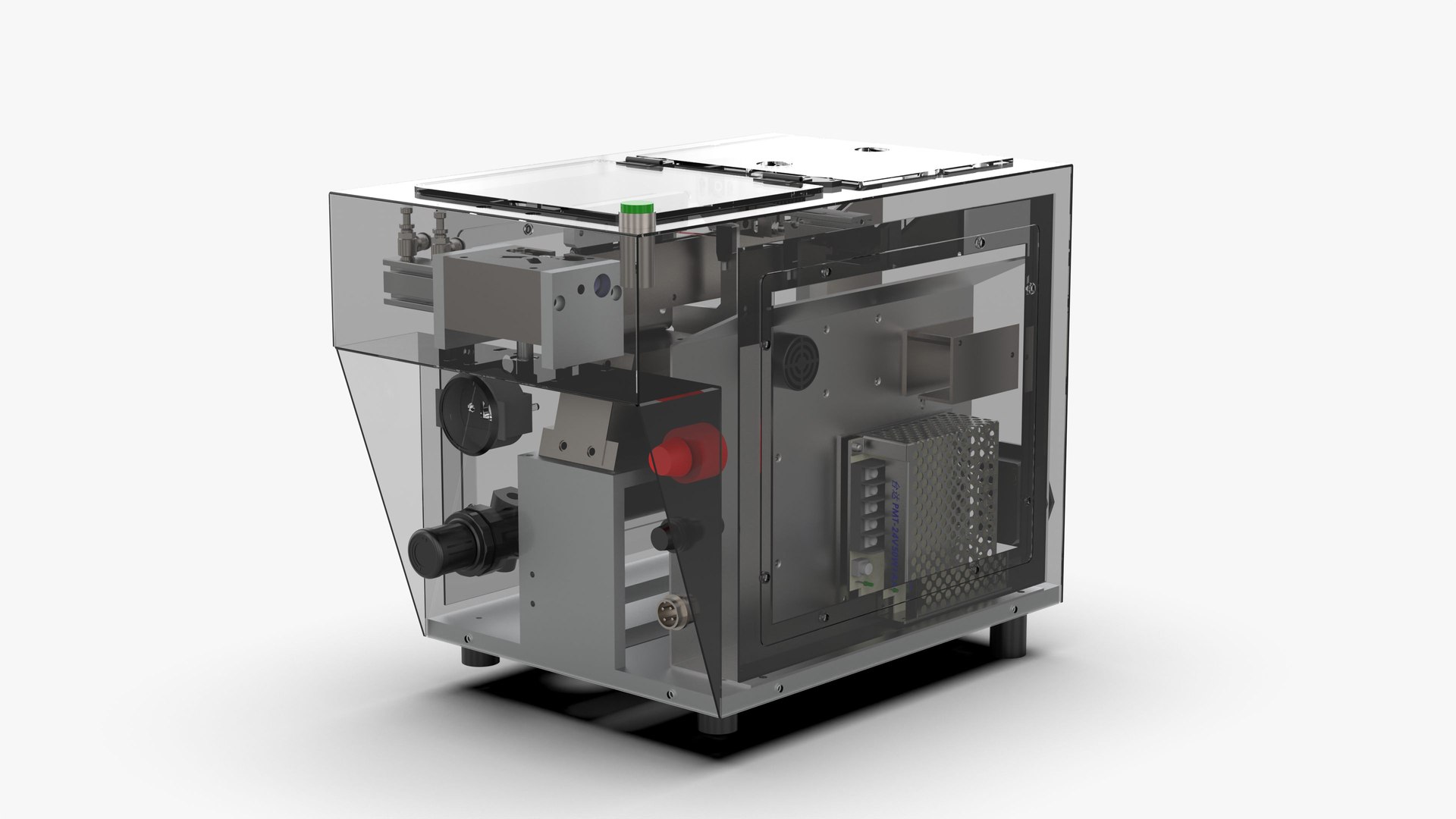 3D Model Screw One Output Two Feeder Machine - TurboSquid 2036151
