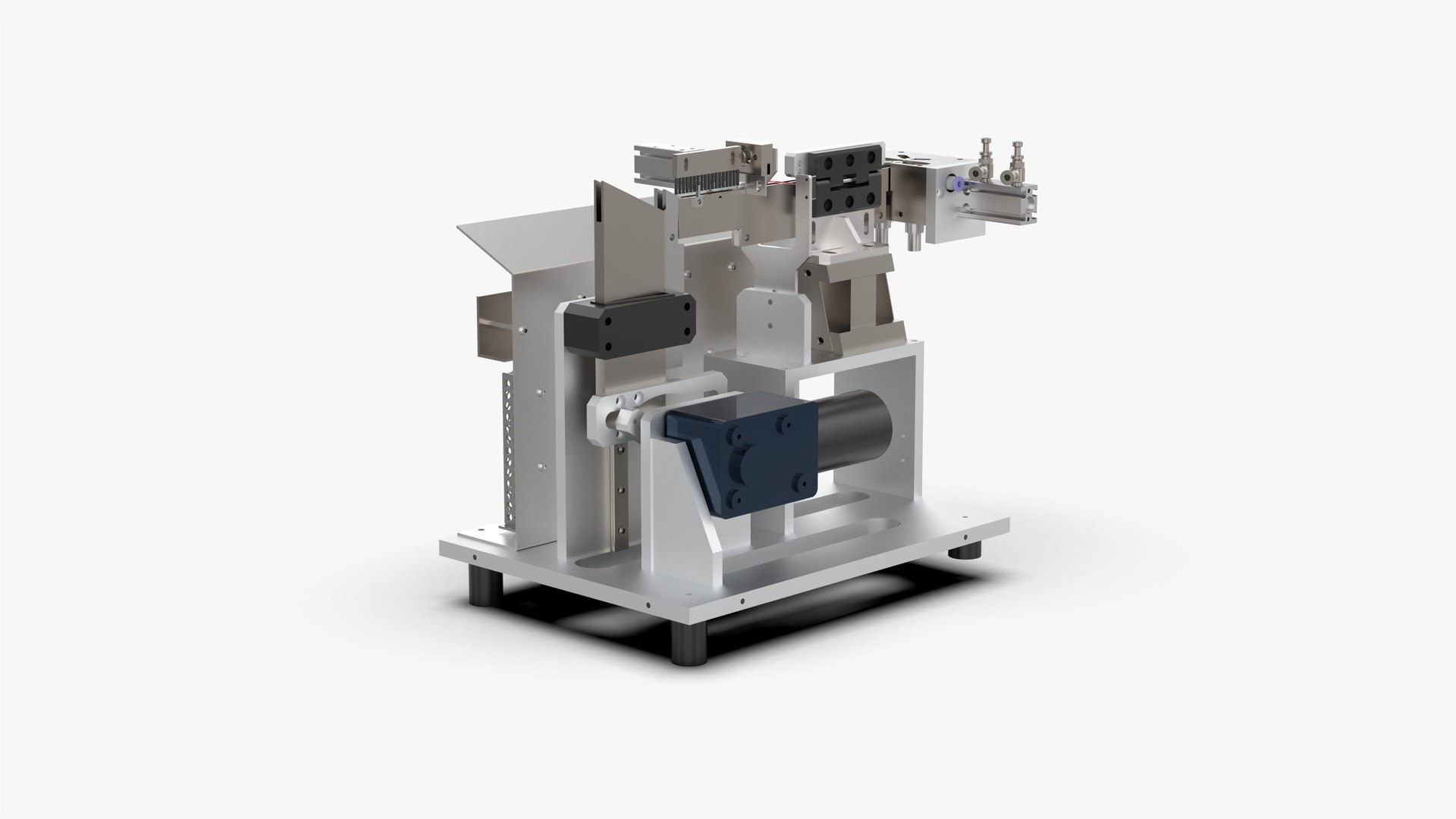 3D Model Screw One Output Two Feeder Machine - TurboSquid 2036151