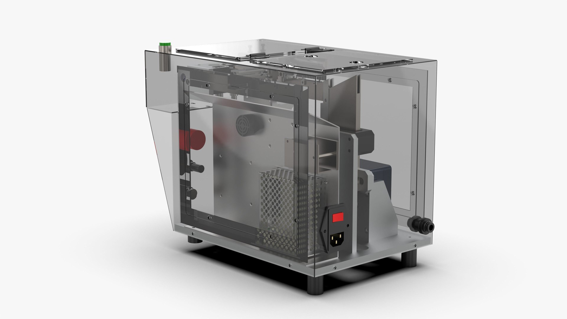 3D Model Screw One Output Two Feeder Machine - TurboSquid 2036151