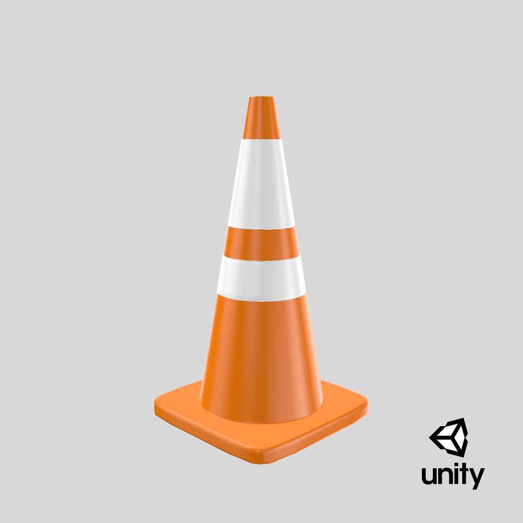 Traffic cone 3D - TurboSquid 1235067