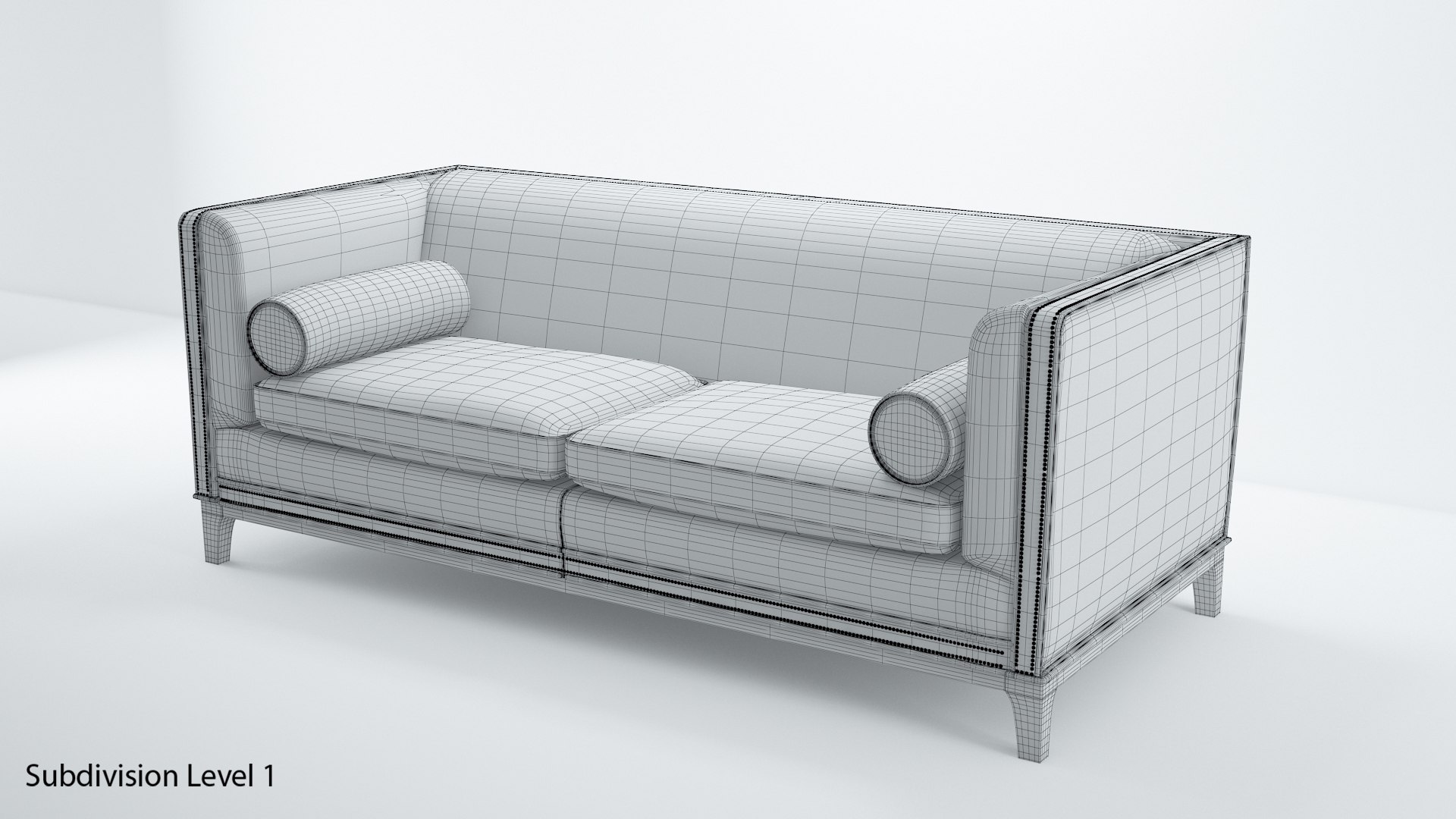 3D Ethan Allen Anderson Sofa Fabric - TurboSquid 1955460