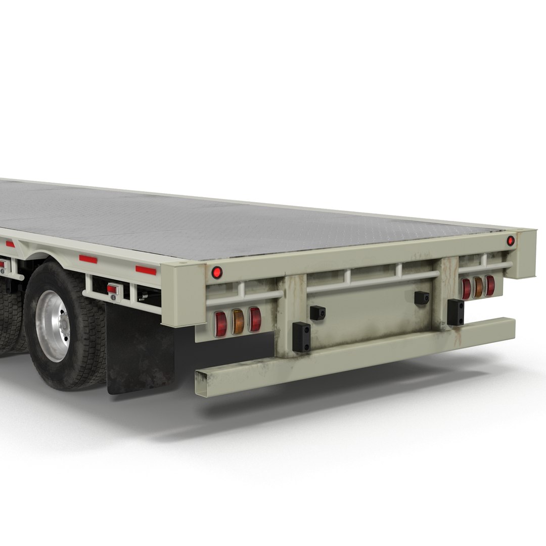 3d 3ds single drop tri axle
