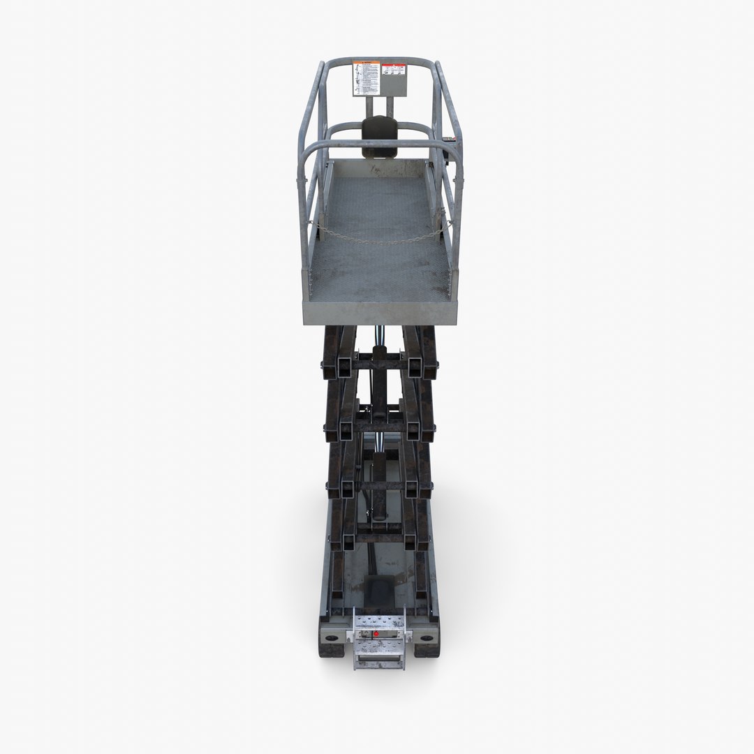 3D Electric Scissor Lift V3 - TurboSquid 2111316