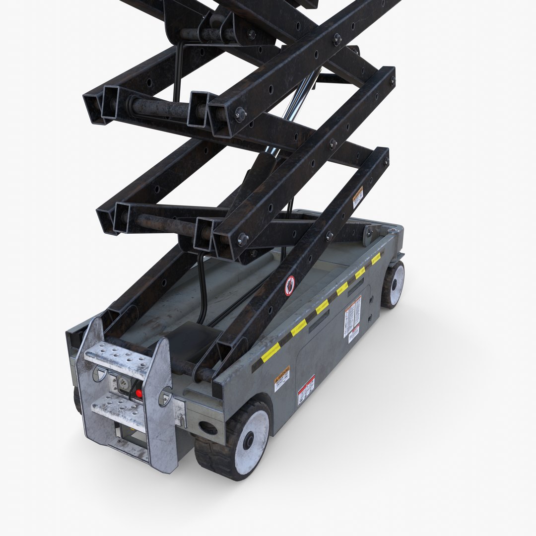 3D Electric Scissor Lift V3 - TurboSquid 2111316