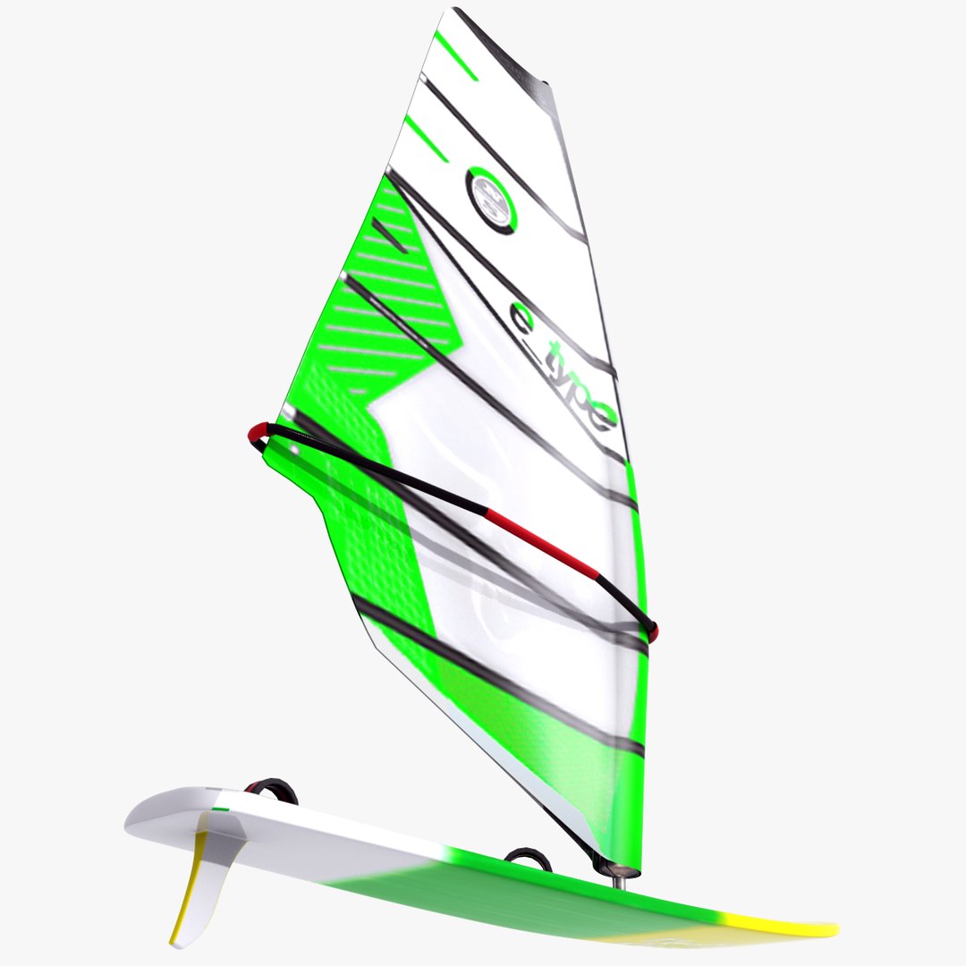 Windsurf board sail 3D model - TurboSquid 1196353