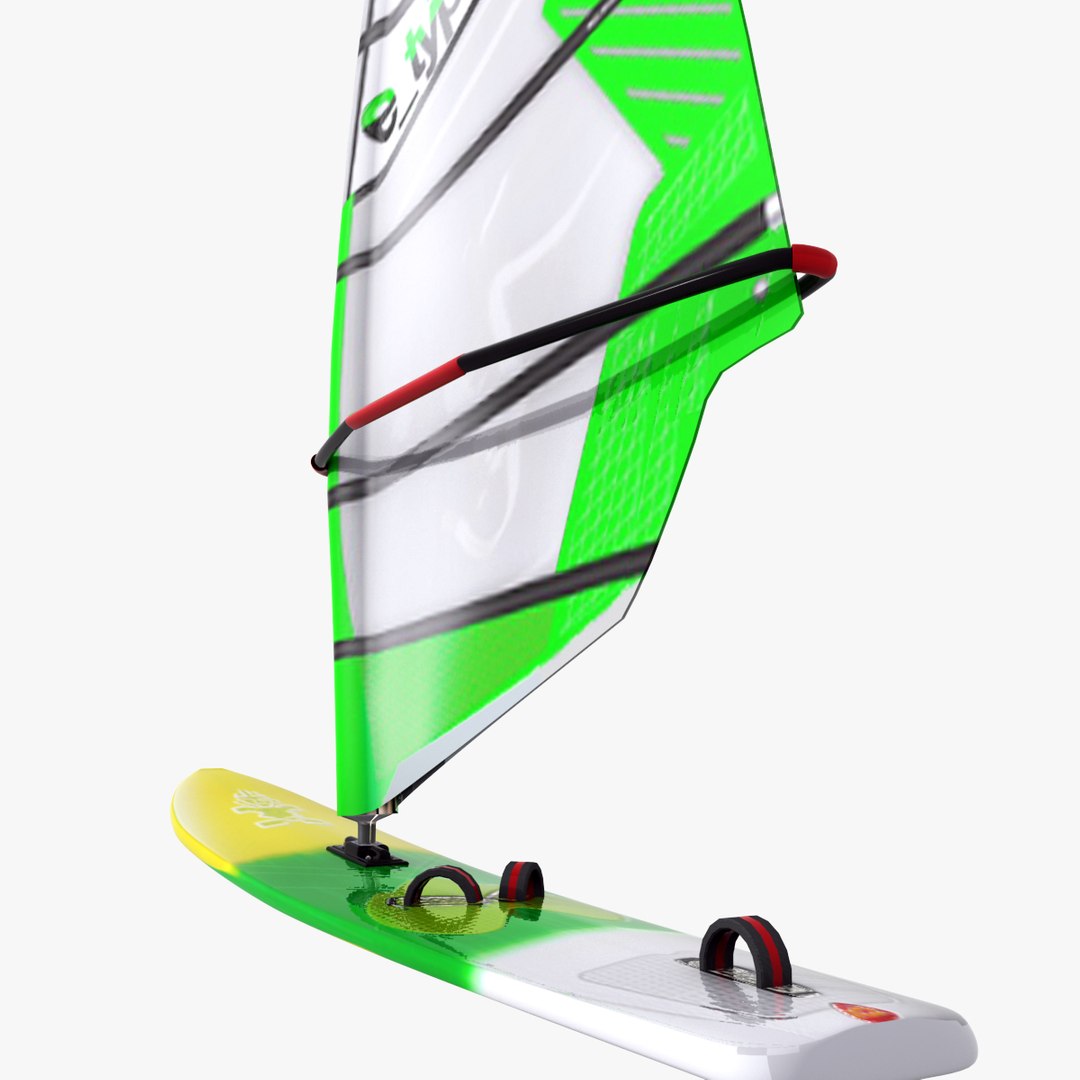 Windsurf board sail 3D model - TurboSquid 1196353