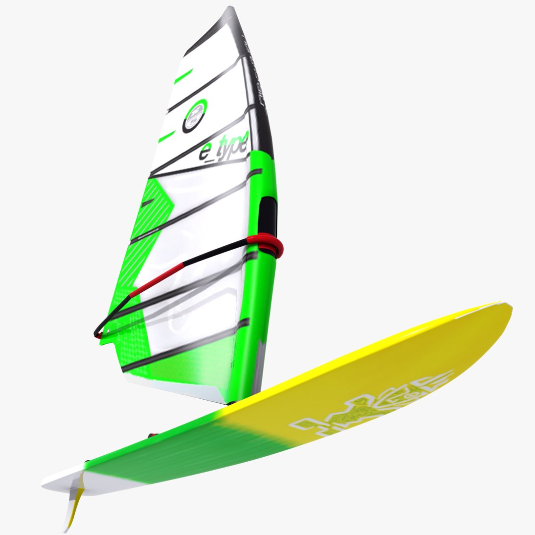 Windsurf board sail 3D model - TurboSquid 1196353