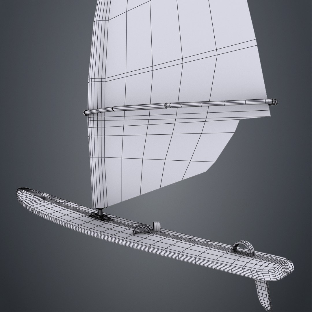 Windsurf board sail 3D model - TurboSquid 1196353