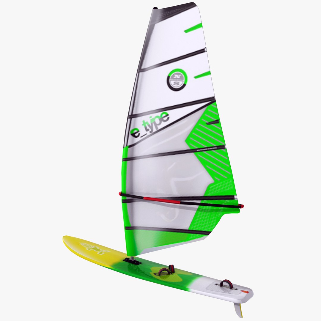 Windsurf board sail 3D model - TurboSquid 1196353