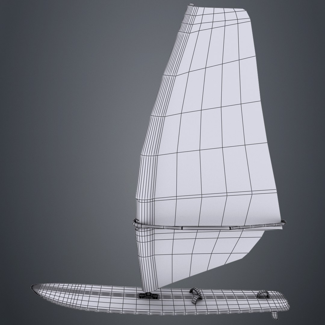 Windsurf board sail 3D model - TurboSquid 1196353