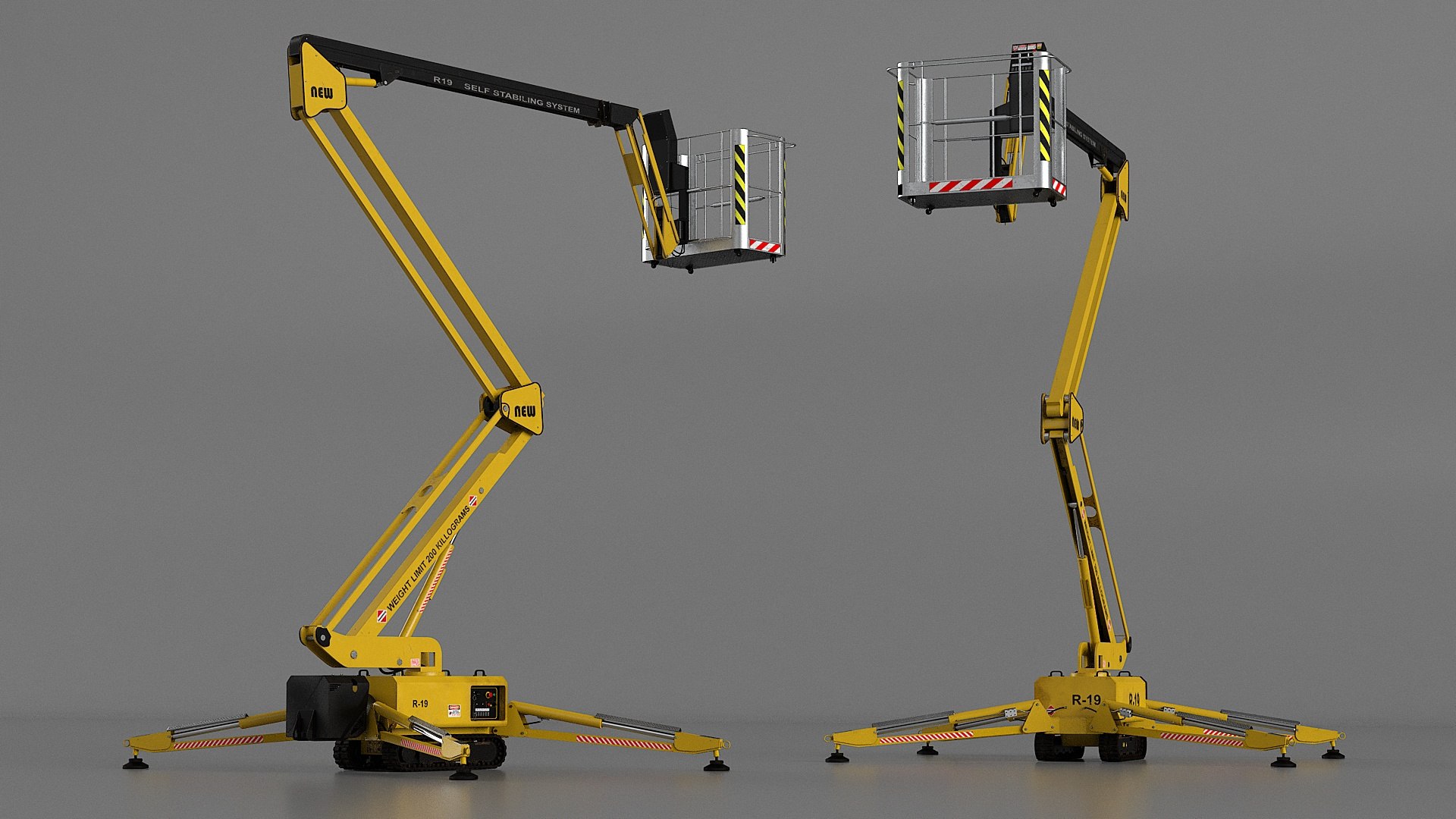 Articulated Boom Lift With Crawler Chassis 3D Model - TurboSquid 2346067