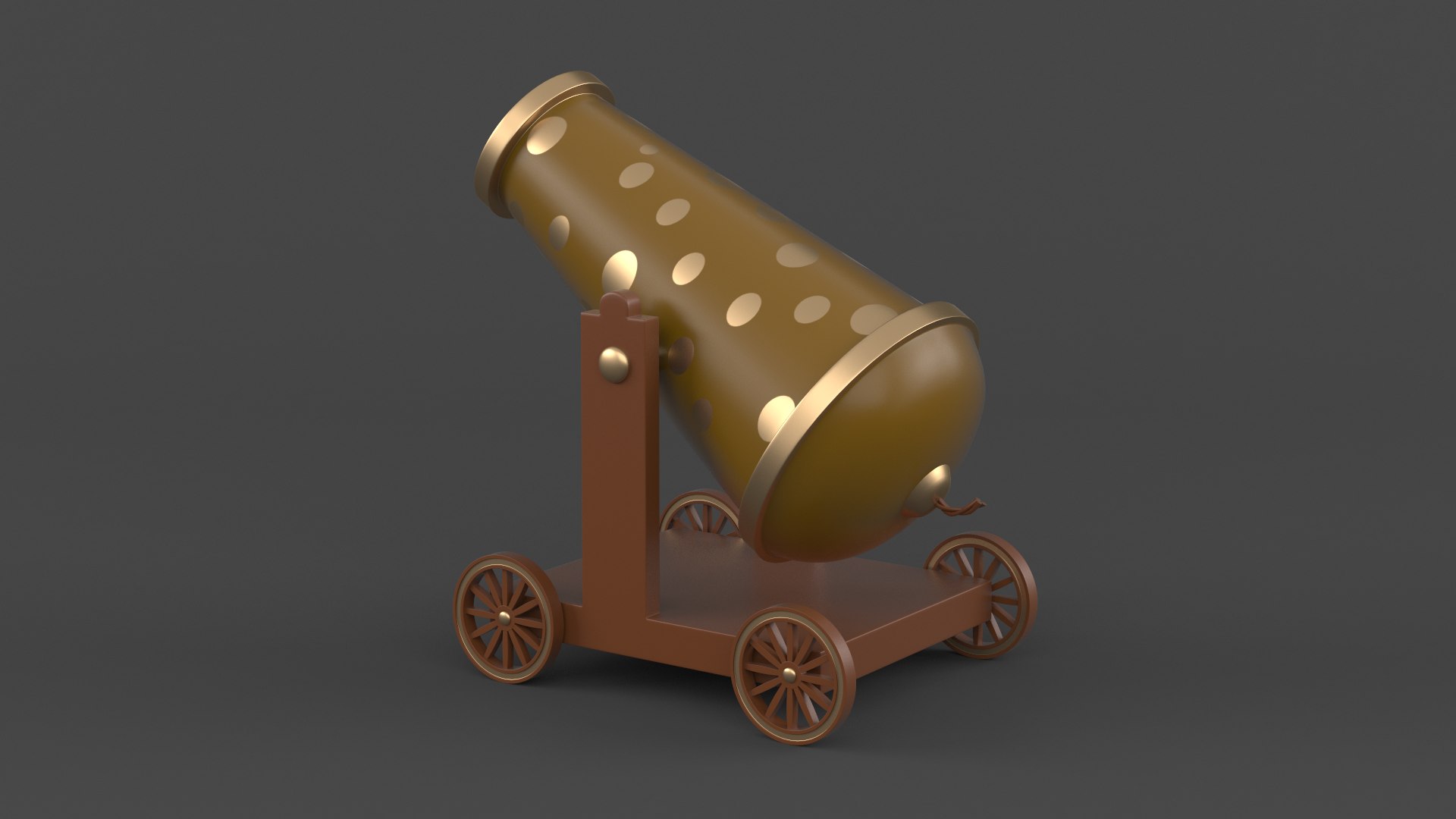 3D Model Circus Cannon - TurboSquid 2248169
