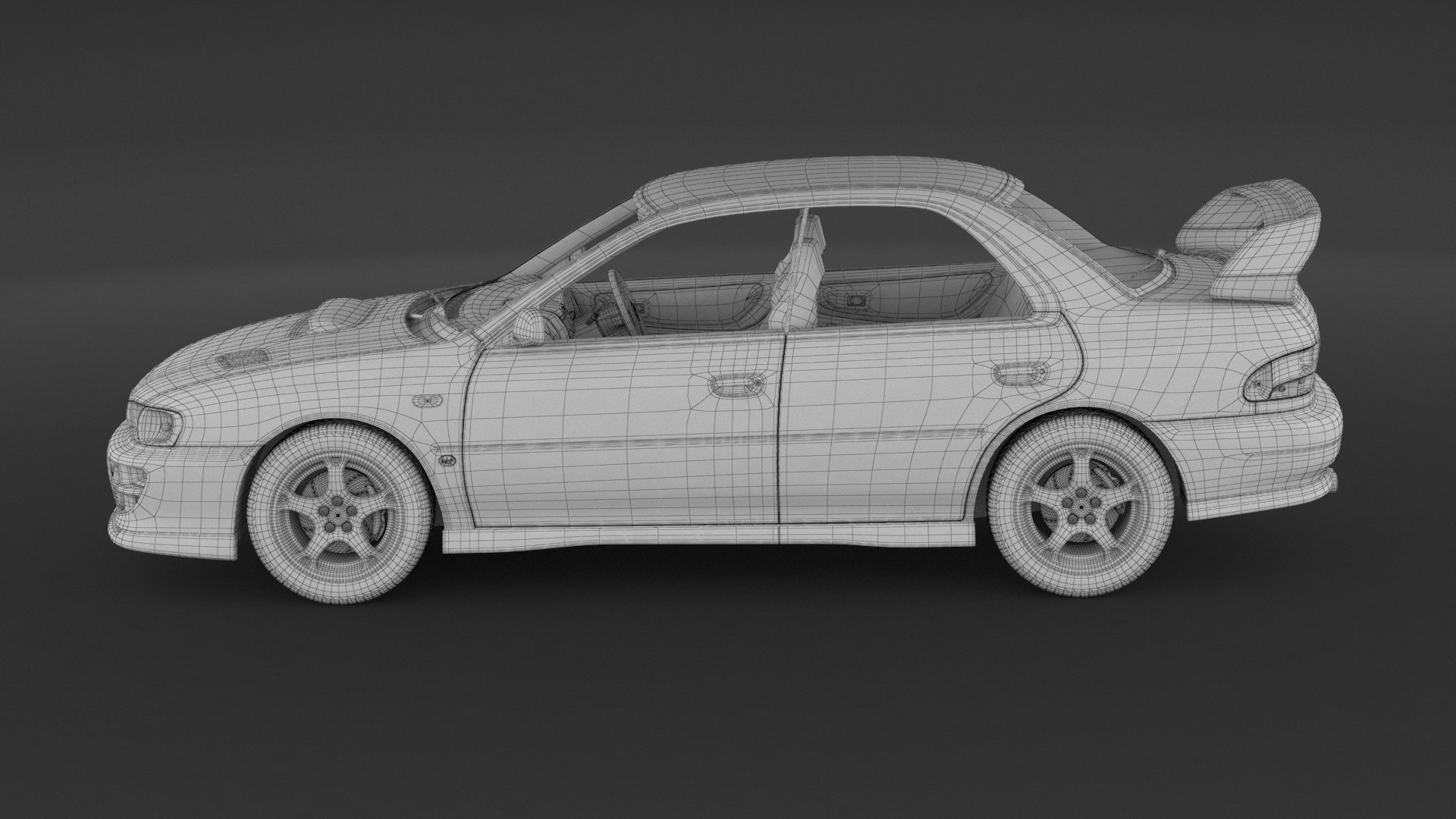 Subaru Impreza Wrx 3D Model - TurboSquid 1674220