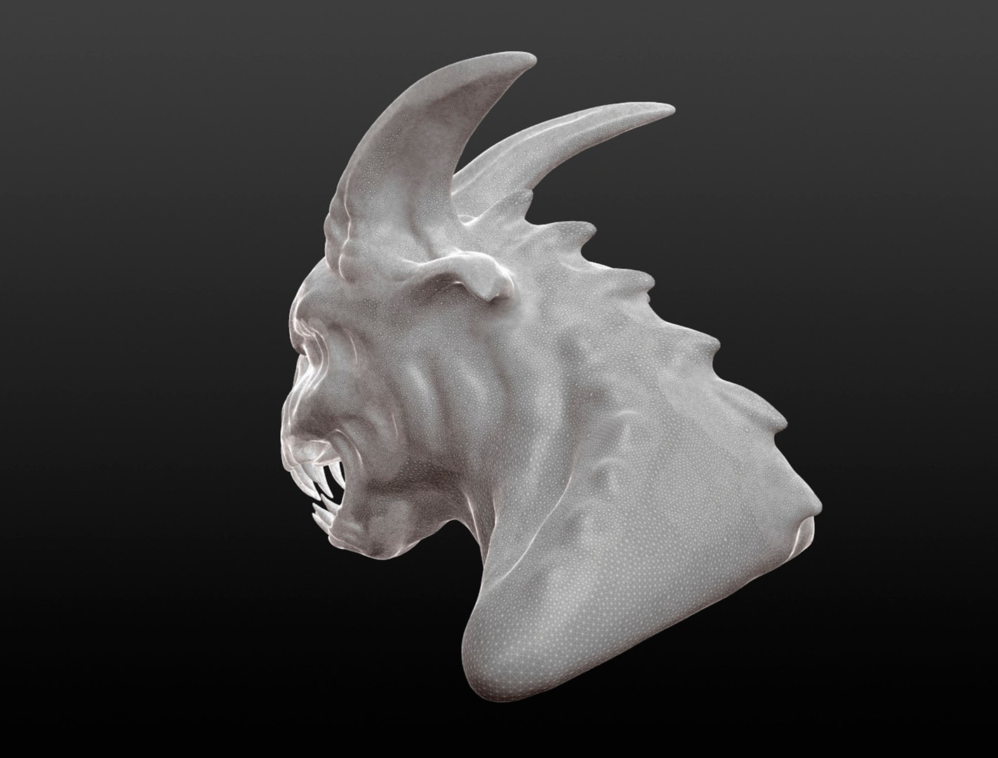Monster head 3D - TurboSquid 1720683