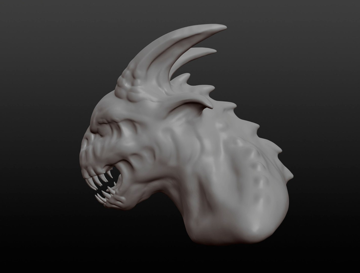 Monster head 3D - TurboSquid 1720683