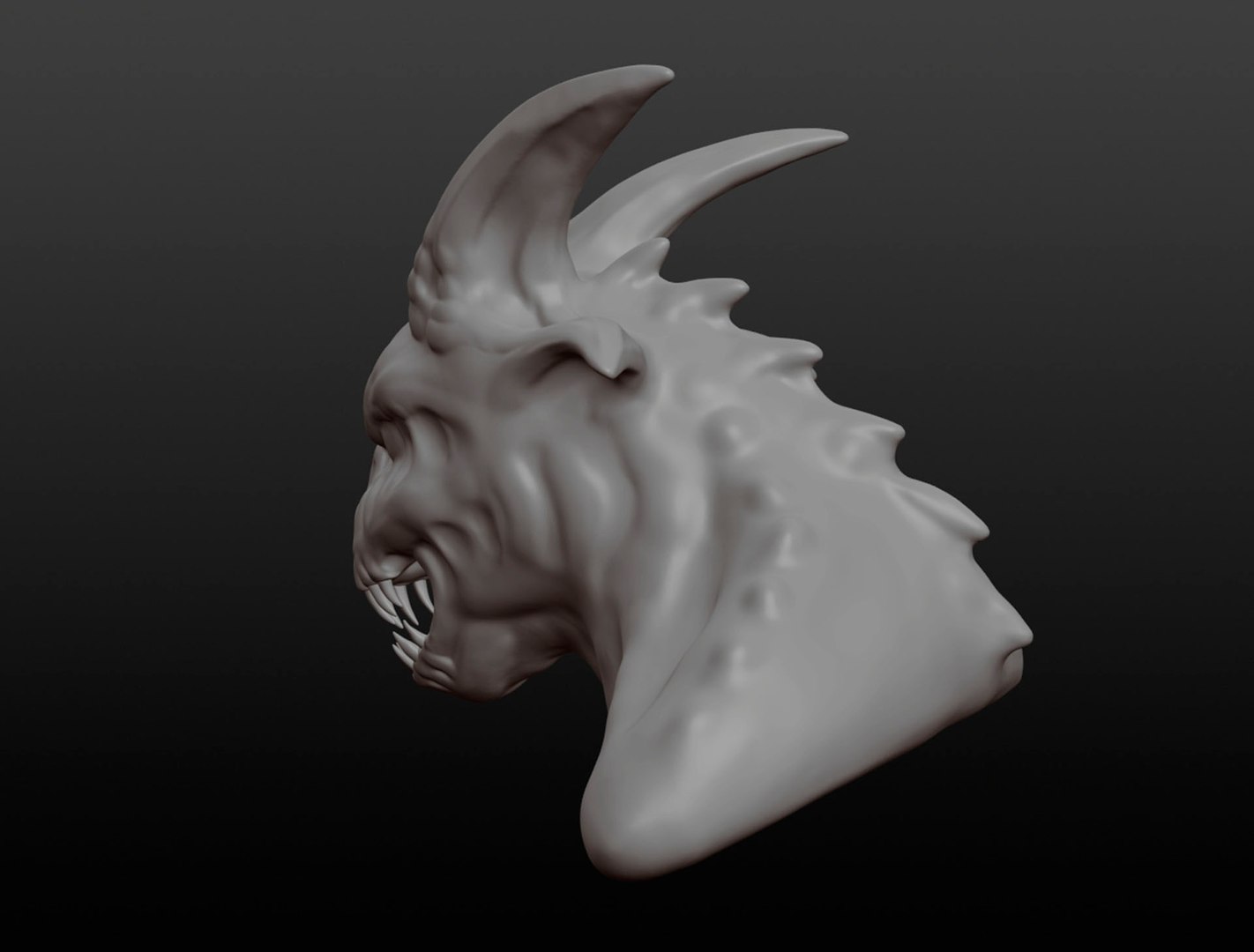 Monster head 3D - TurboSquid 1720683