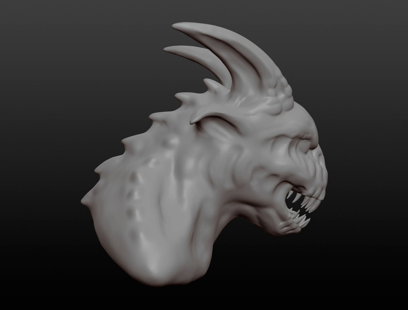 Monster head 3D - TurboSquid 1720683