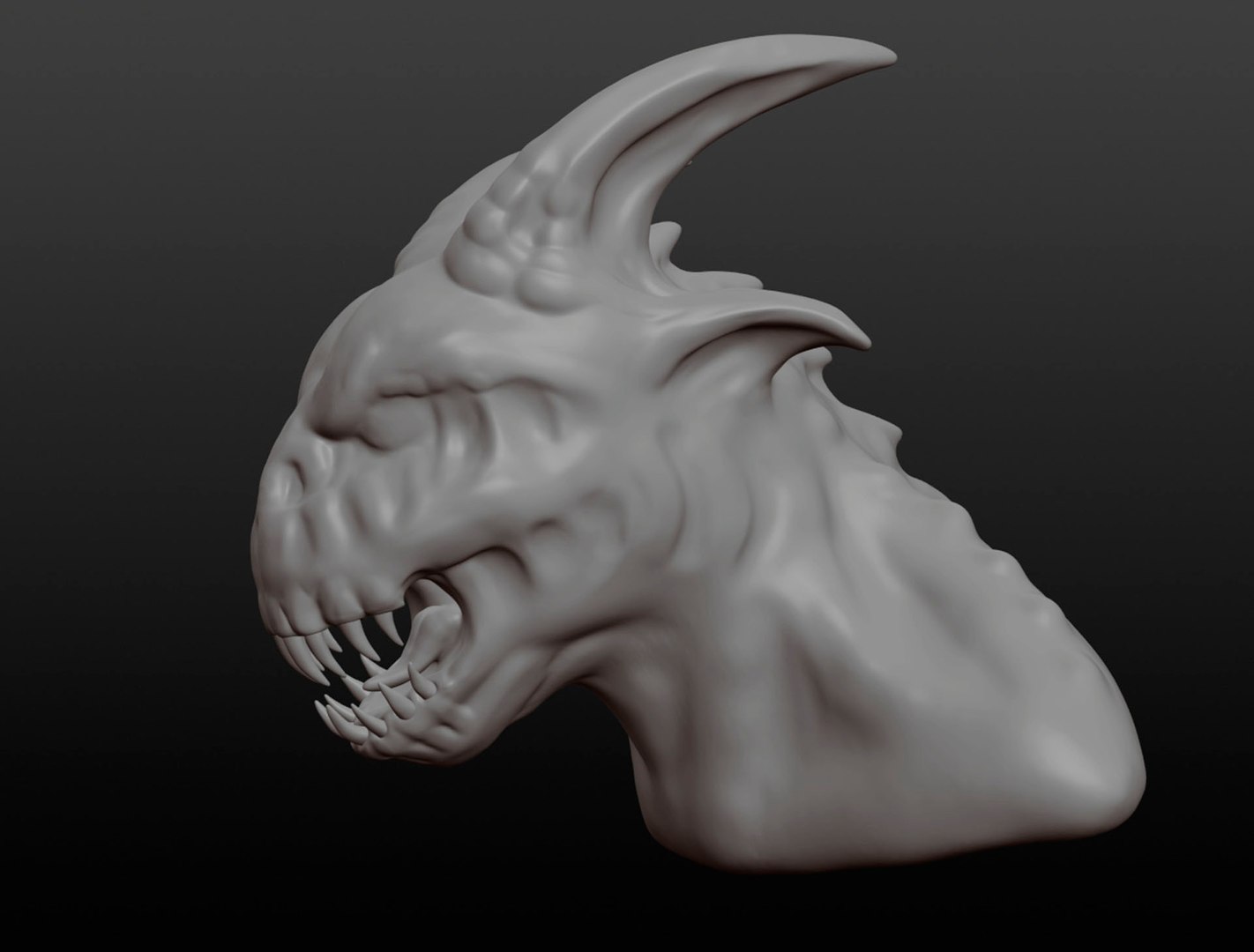 Monster head 3D - TurboSquid 1720683
