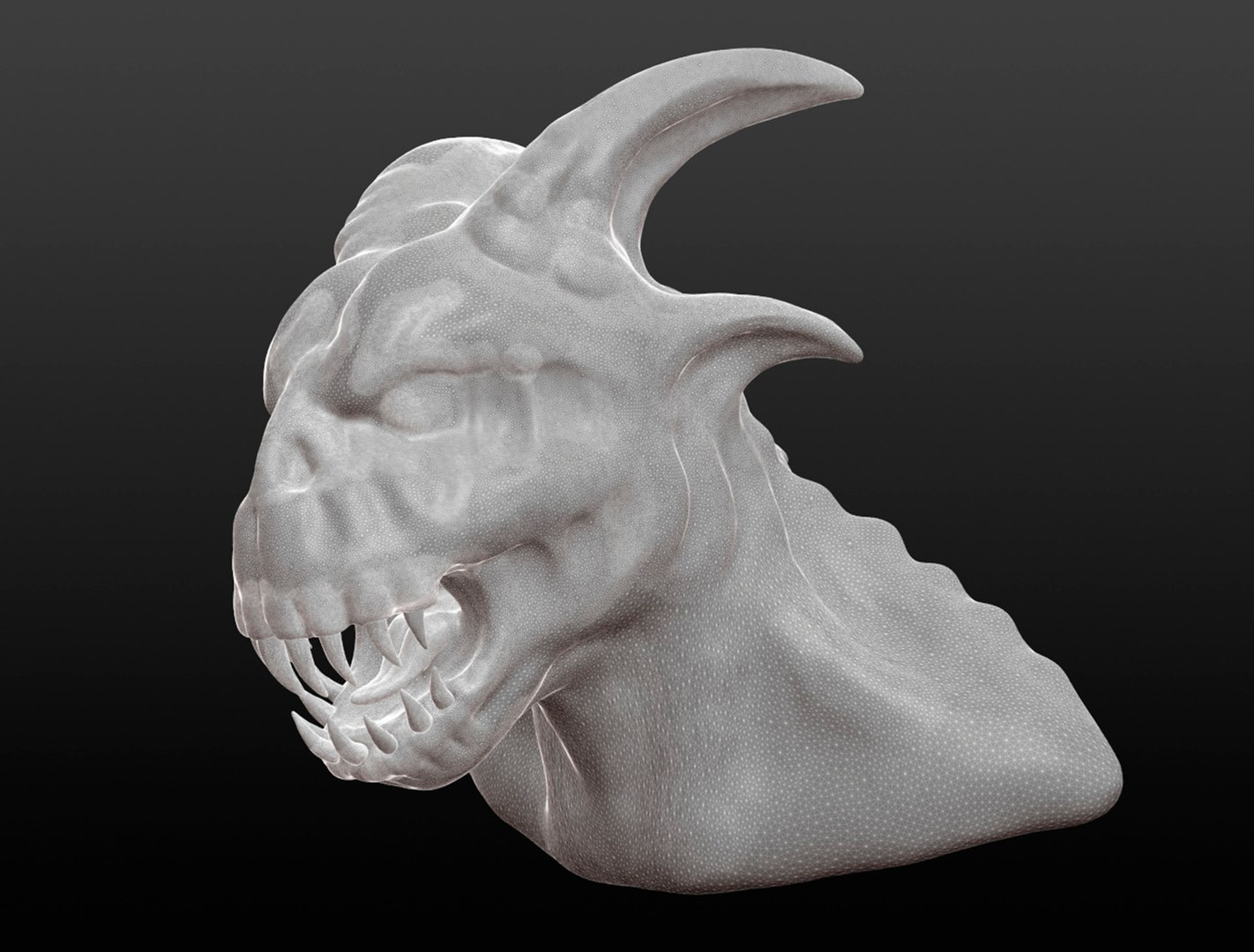 Monster head 3D - TurboSquid 1720683