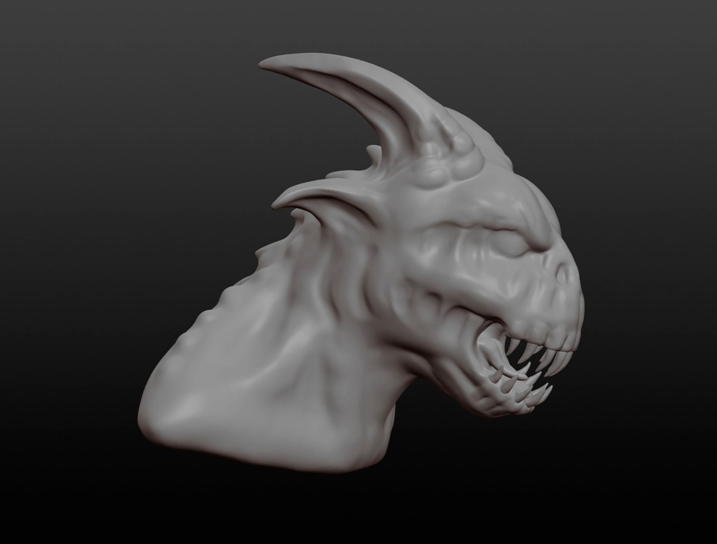 Monster head 3D - TurboSquid 1720683