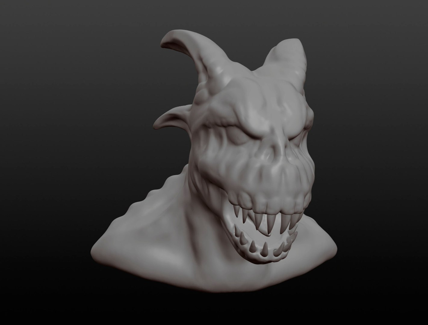 Monster head 3D - TurboSquid 1720683