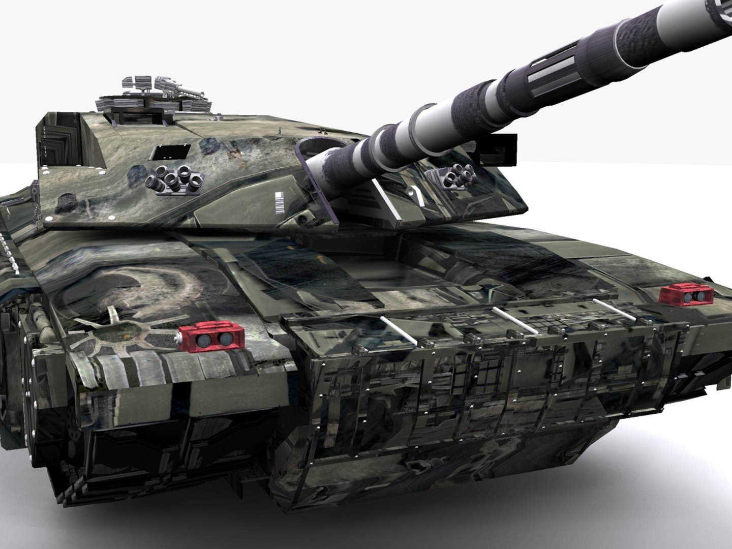 Tank Military G-force 3d Model