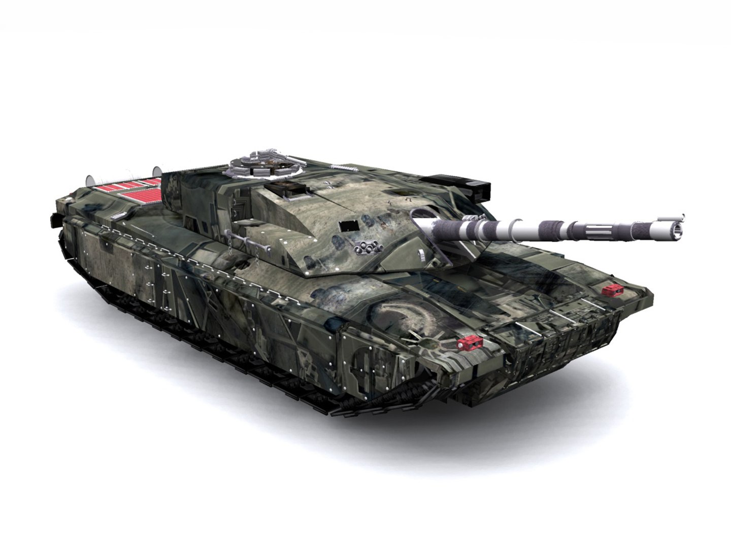 Tank Military G-force 3d Model