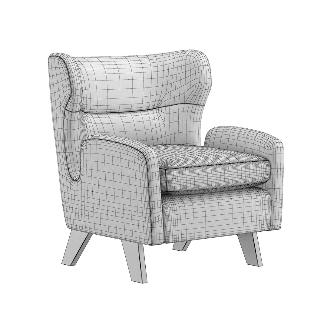 LaMonte Chair 3D Model - TurboSquid 2188619