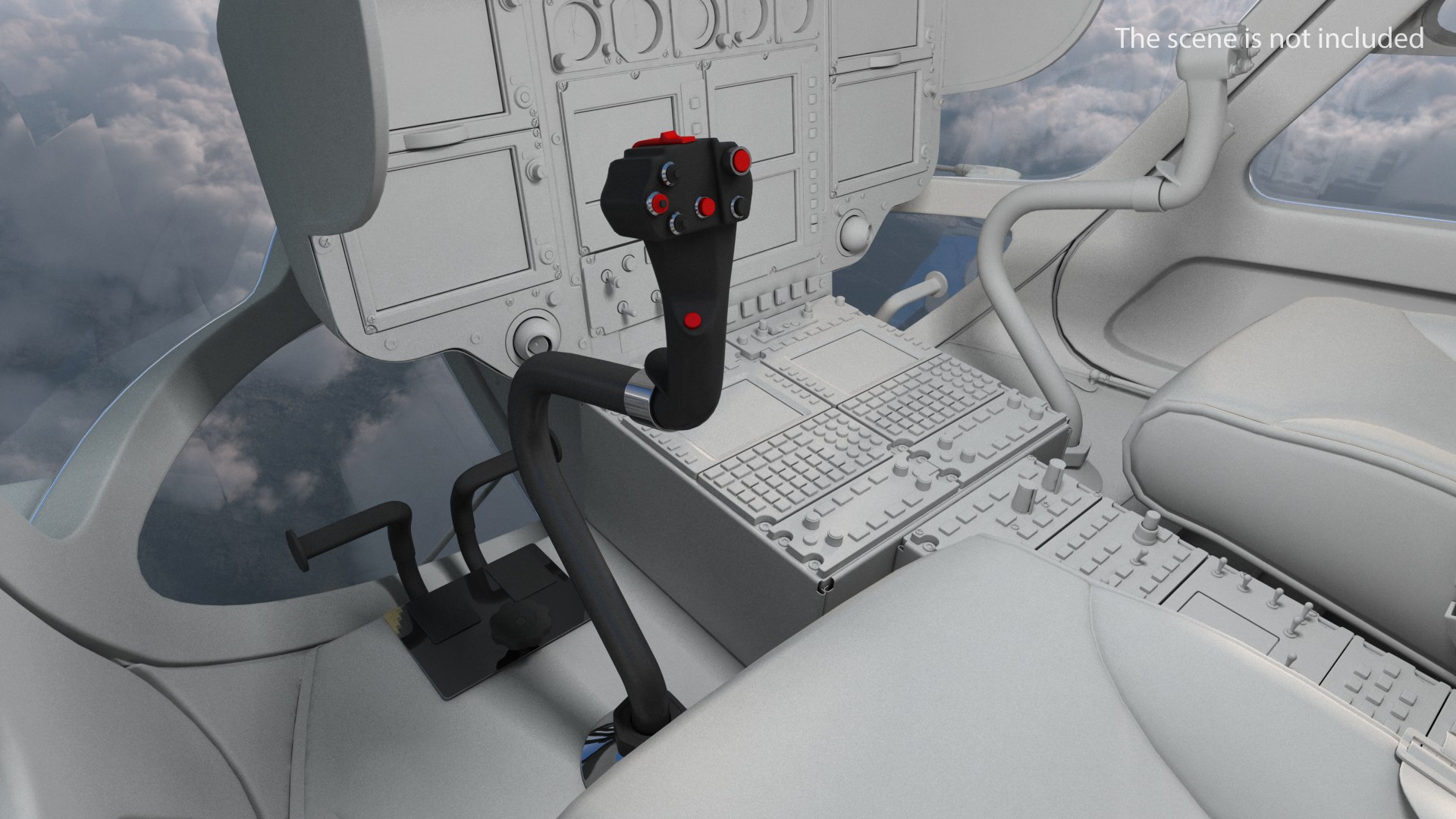 Helicopter Stick 3D Model - TurboSquid 1486389