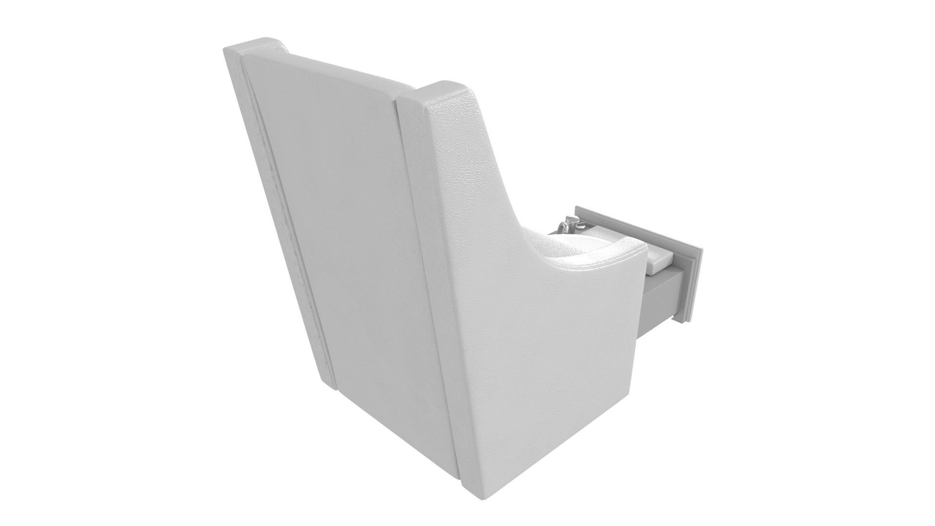 3D Salon Furniture Modern Wing Pedicure Spa Chair - TurboSquid 1832656