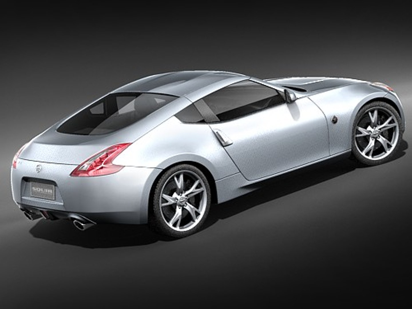 3d model nissan 370z sport 370