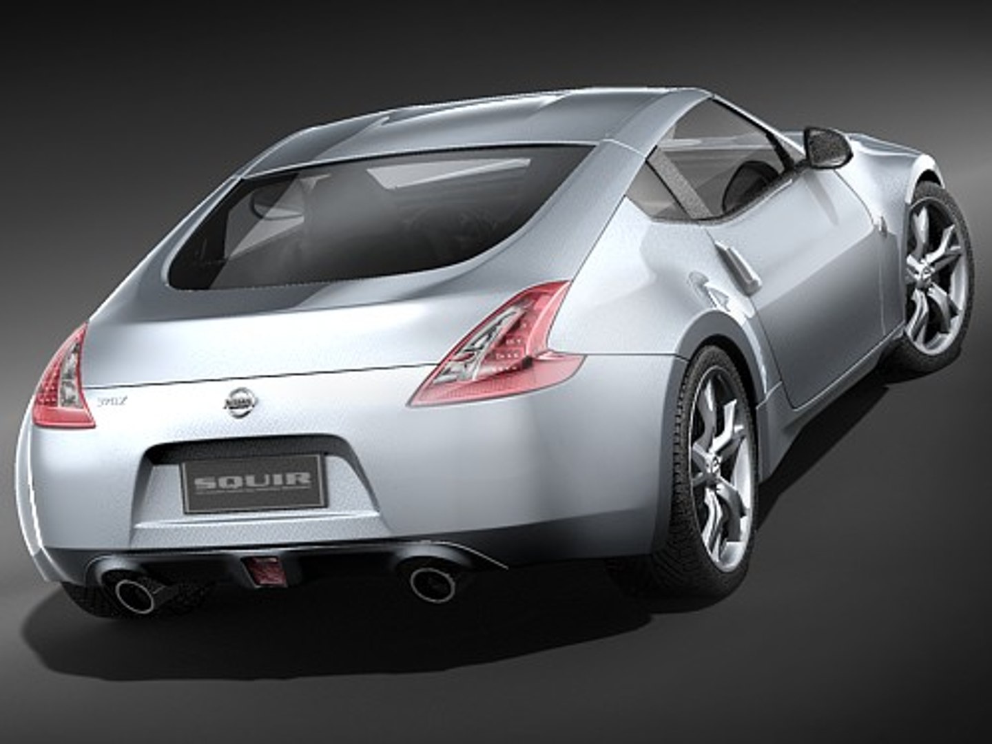 3d model nissan 370z sport 370